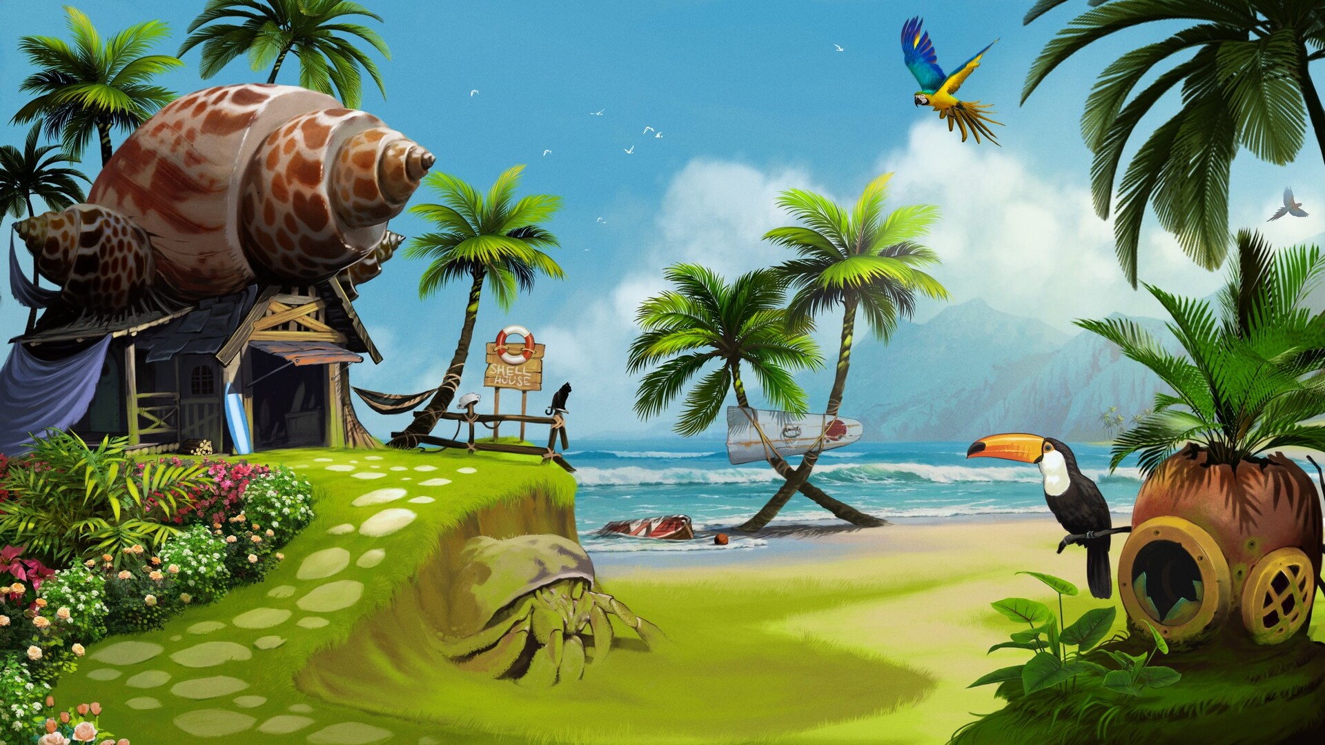 ArtStation - The Lost Beach