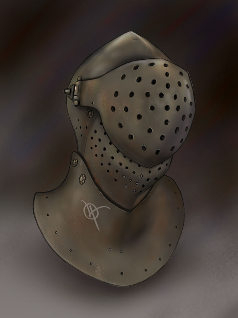 ArtStation - Tournament helmet #2