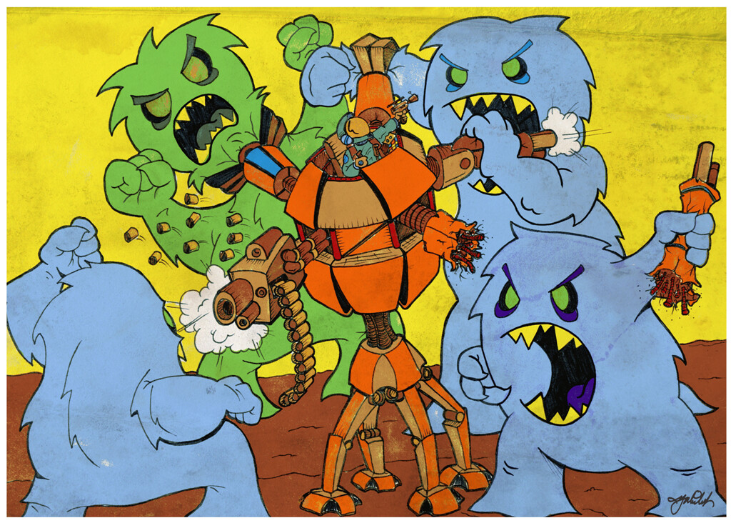 ArtStation - Fight Monsters!