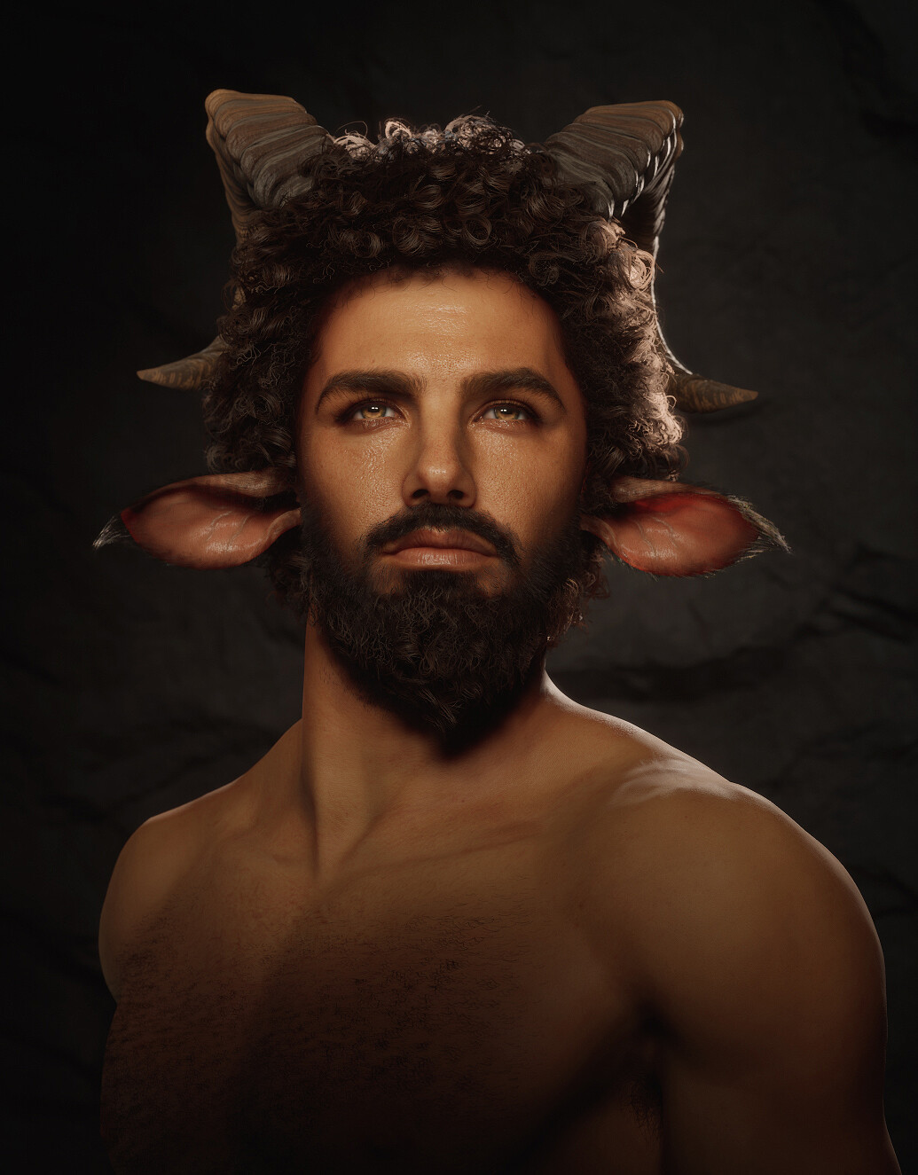 Baolong Zhang - God Pan Realtime character UE4