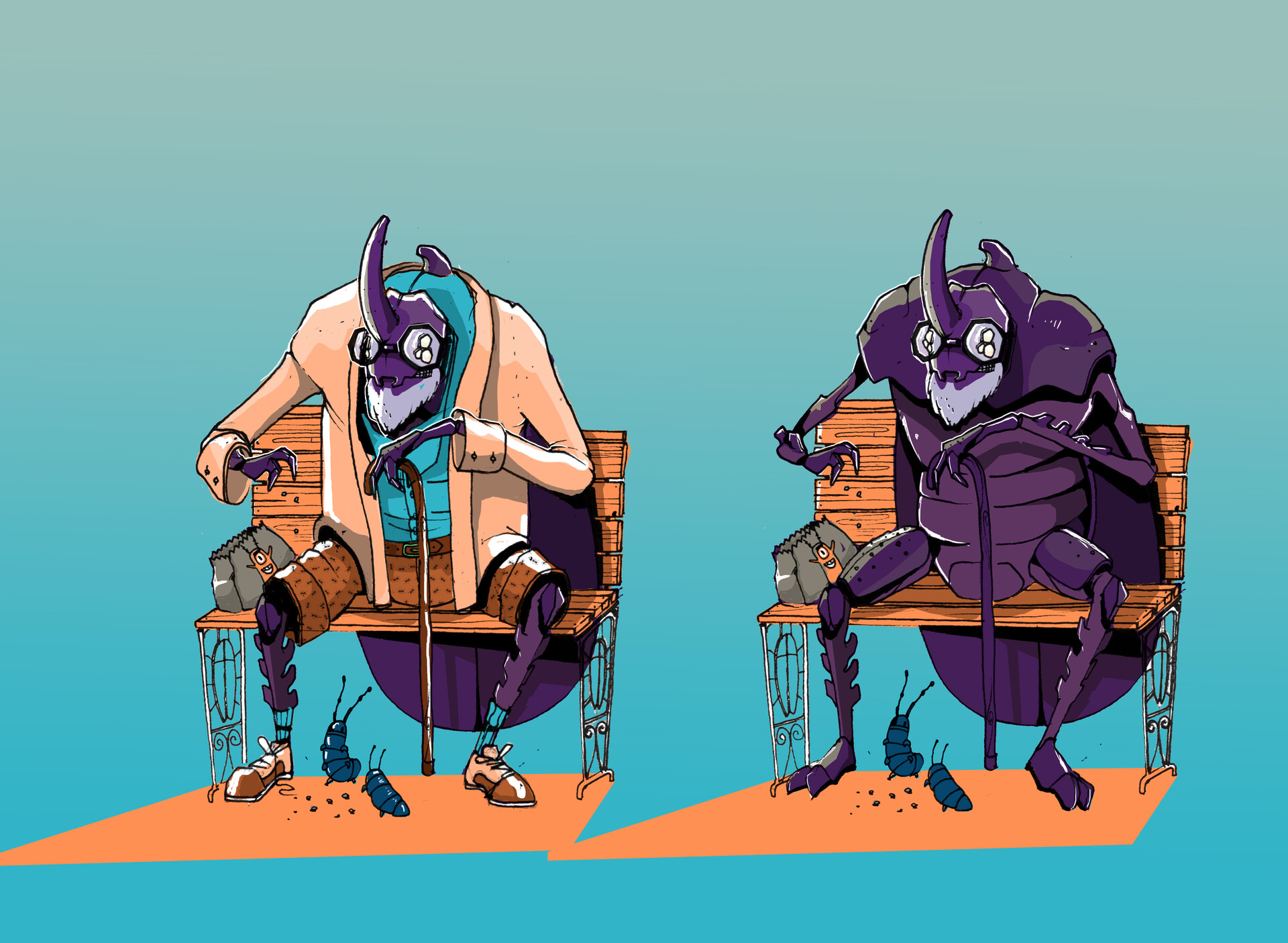 ArtStation - Bugs character design