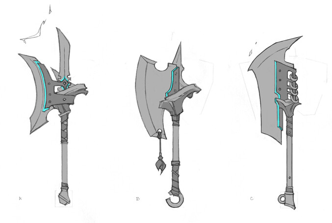 ArtStation - Dauntless Weapon Concepts