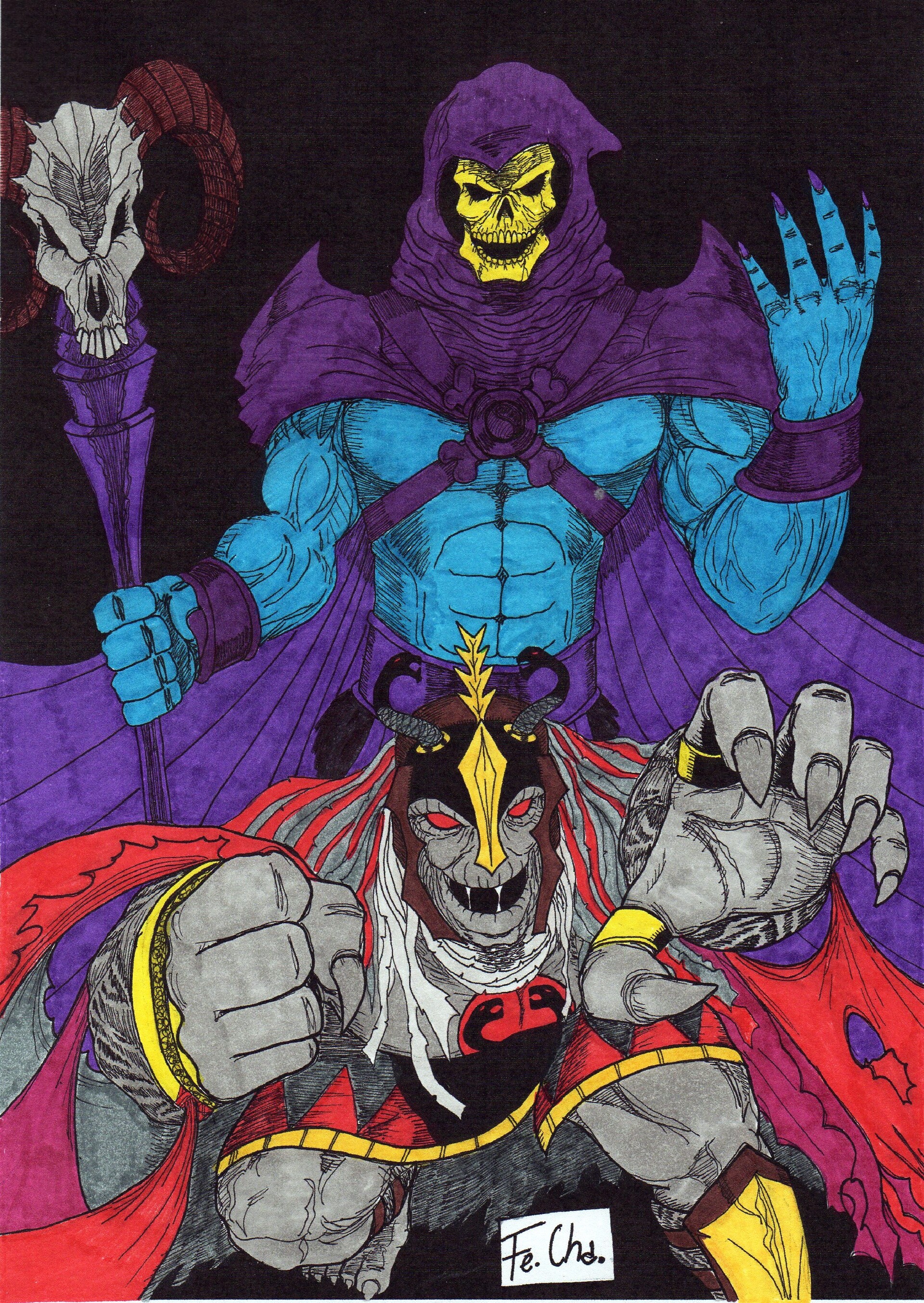 ArtStation - Skeletor & Mumm-Ra