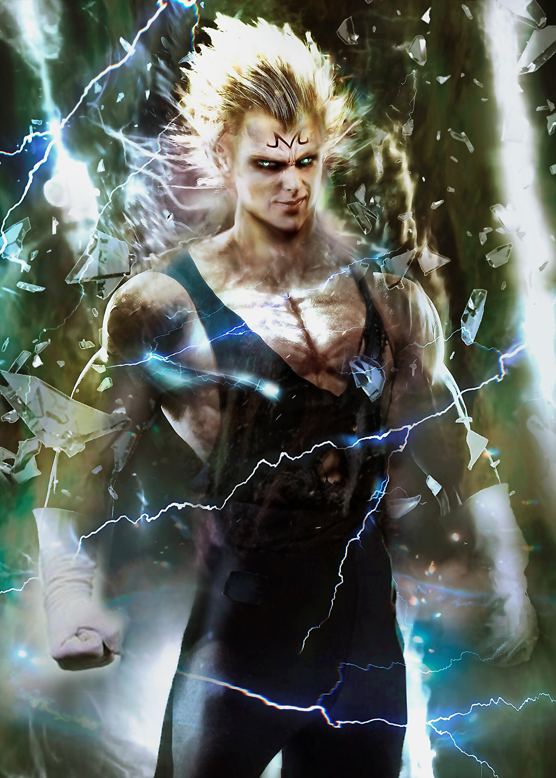 ArtStation - Majin Vegeta - realistic fanart