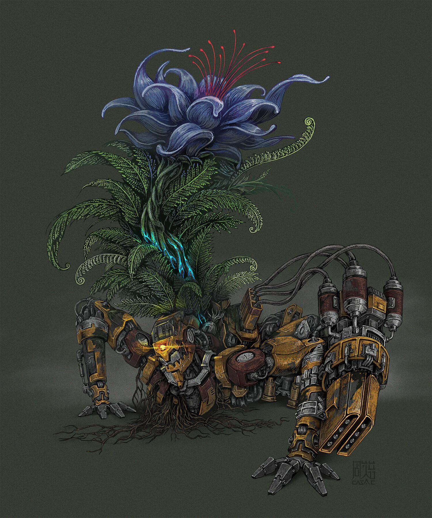 ArtStation - Plant machinery 植物機械獸
