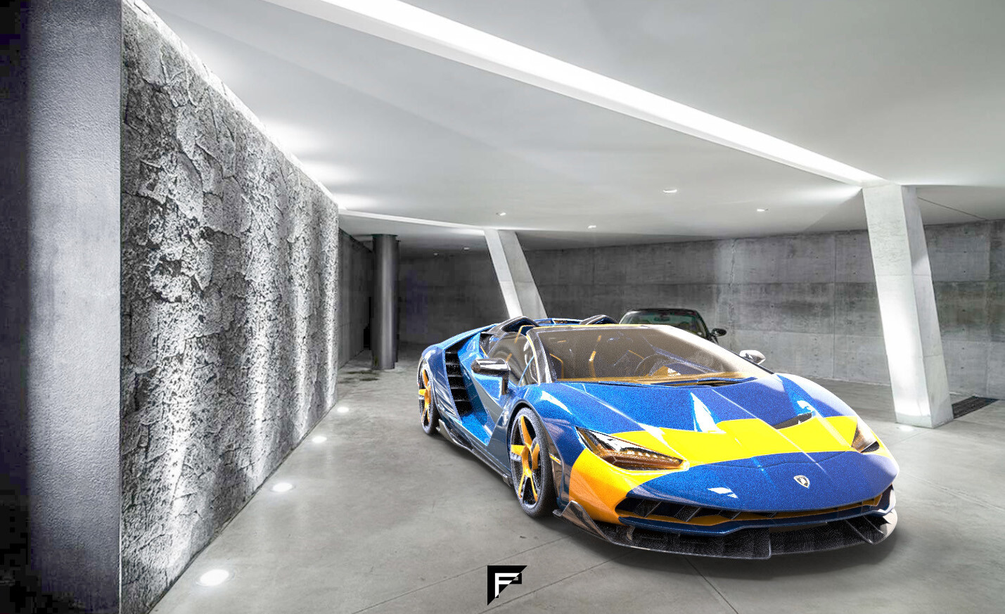 ArtStation - Lamborghini Centenario livery