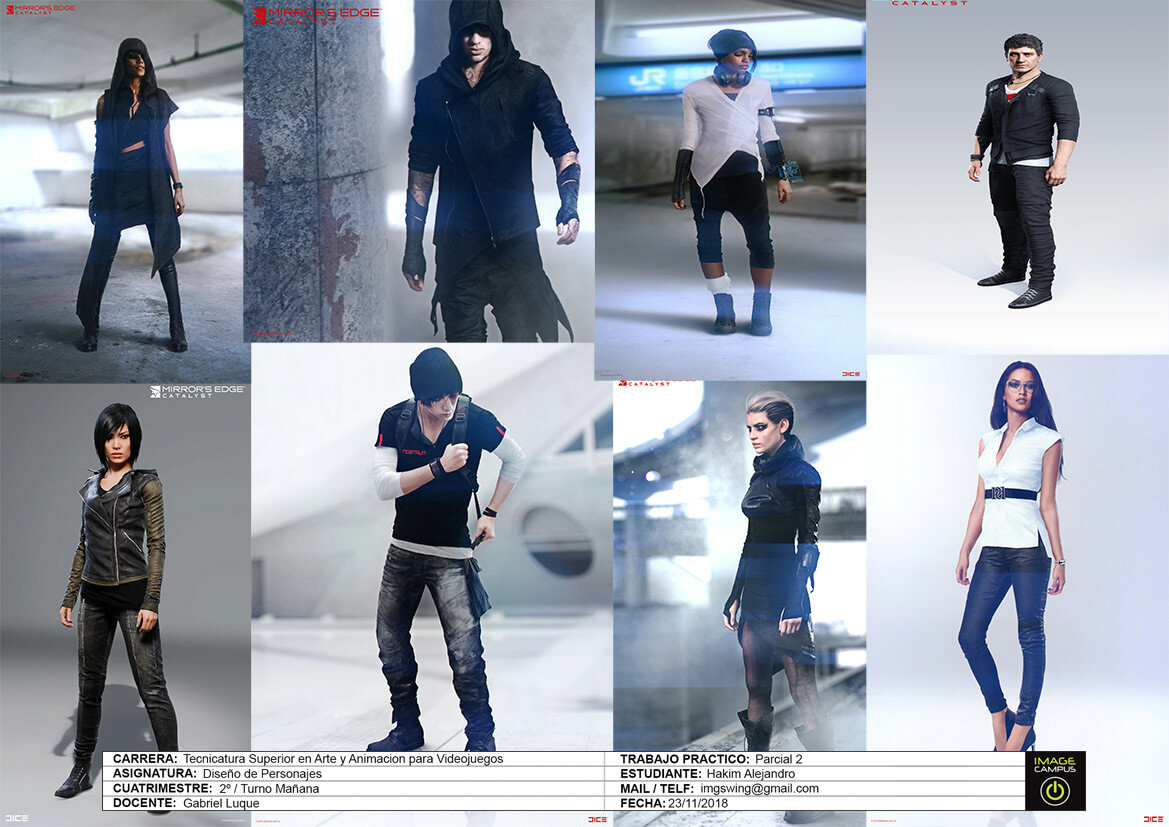 Alejandro Hakim - Runner Character Design