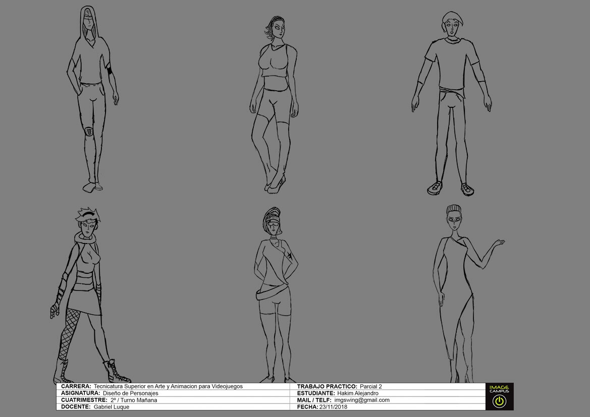 Alejandro Hakim - Runner Character Design