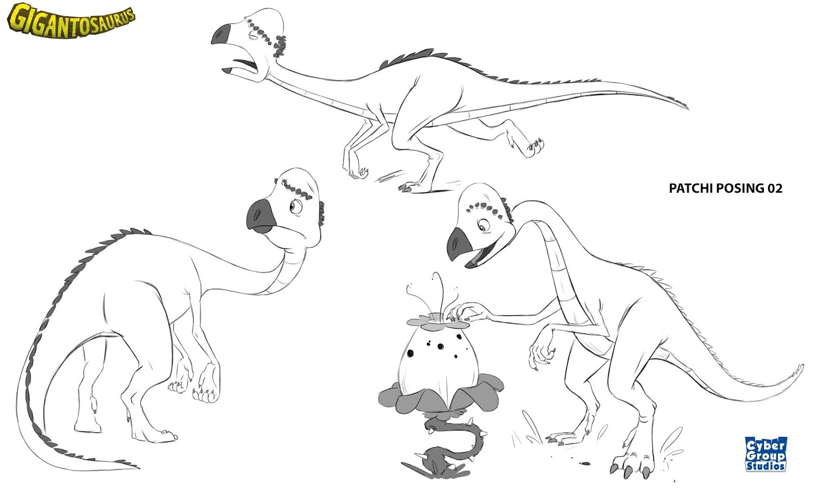 patchi the dinosaur coloring pages