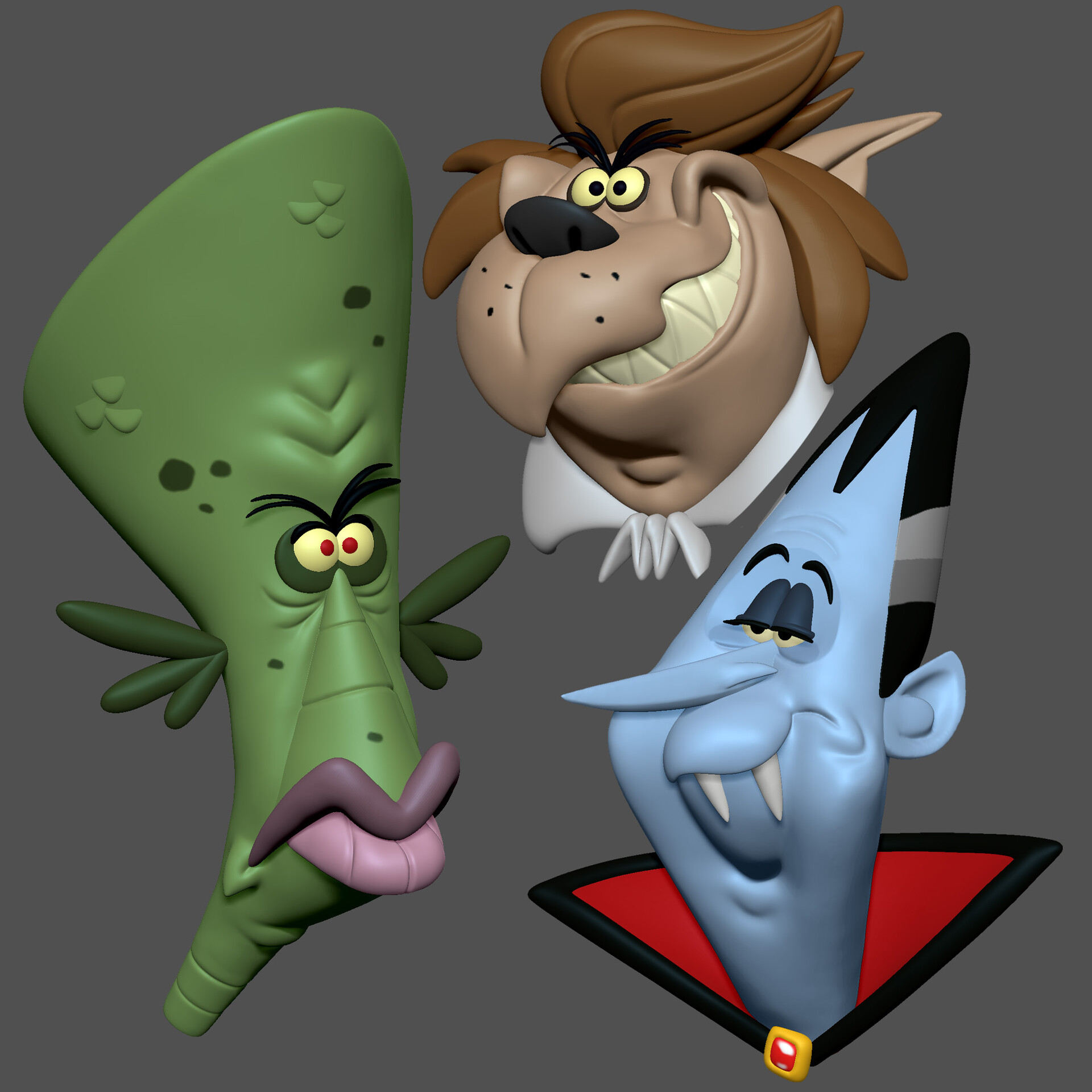 ArtStation - Scruffy Monsters