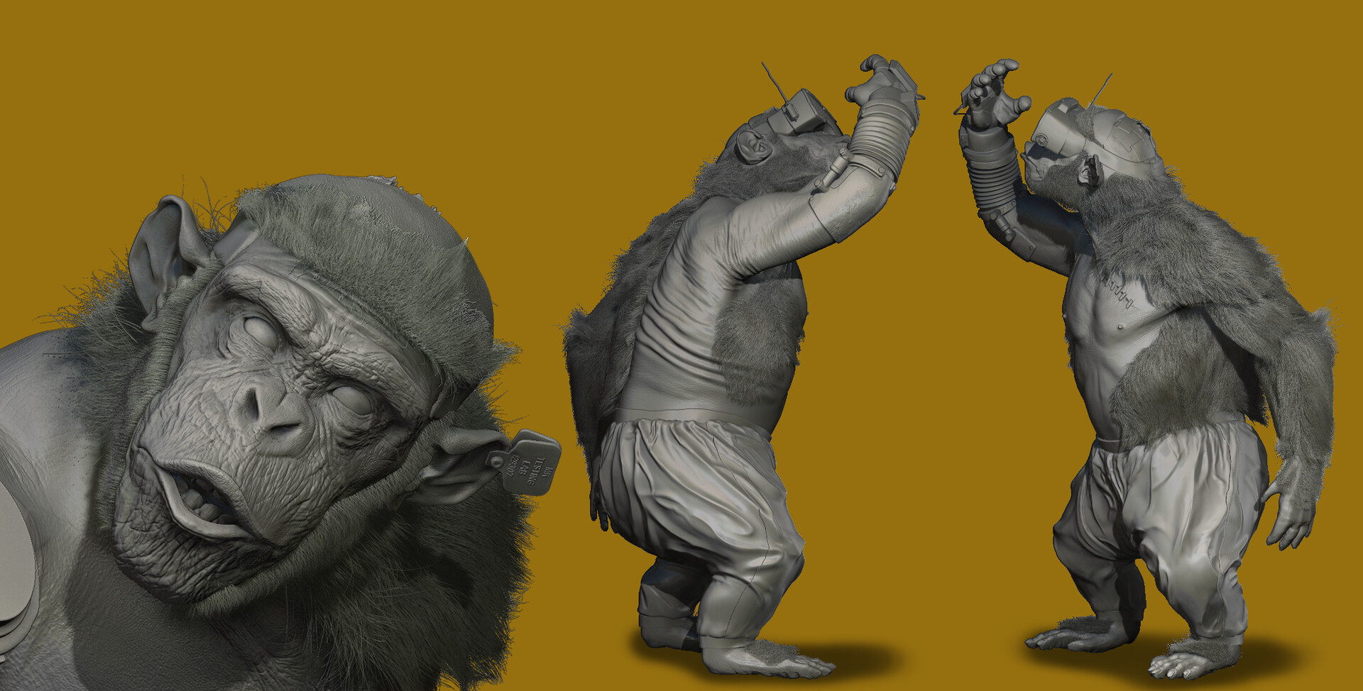 ArtStation - The Pet Ape