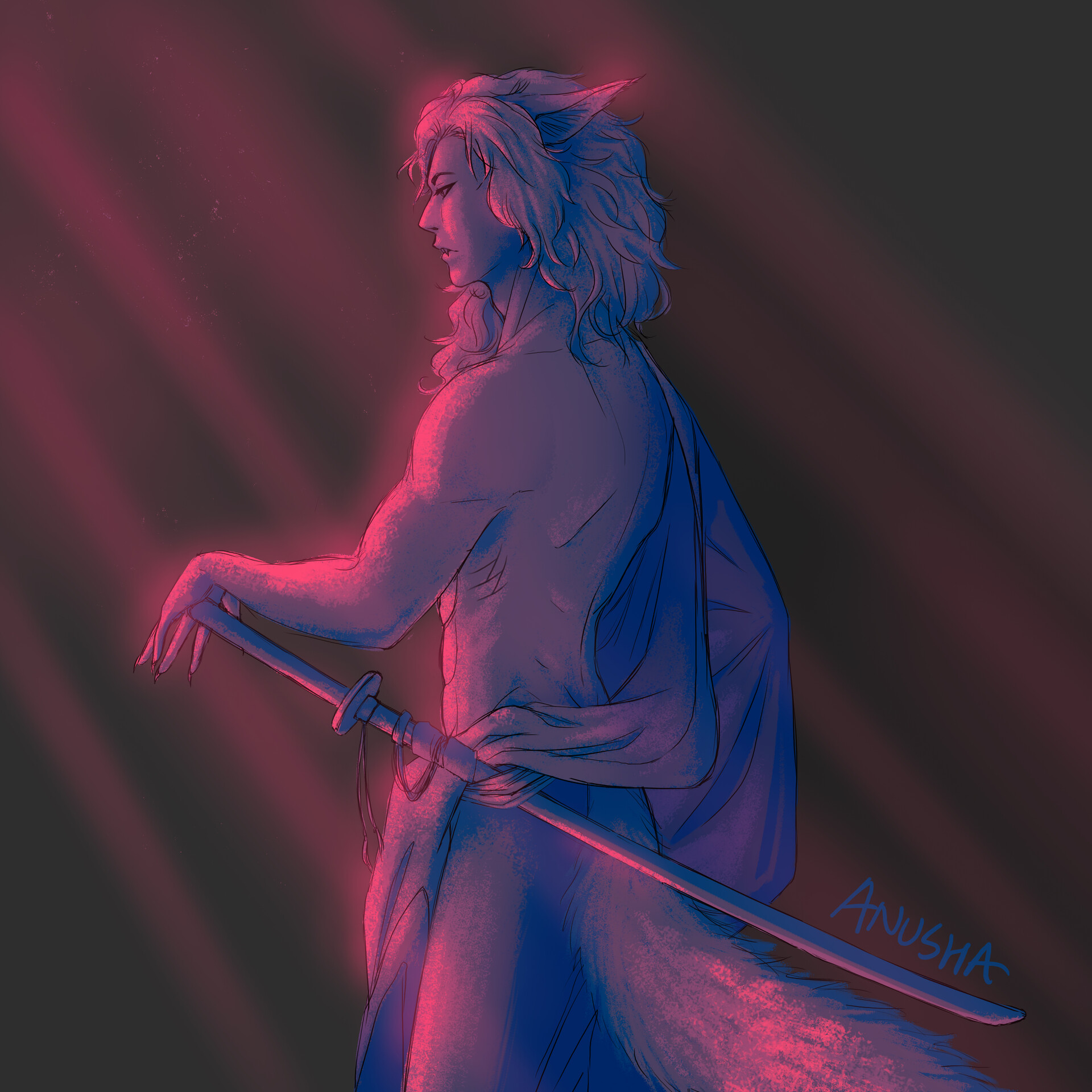 ArtStation - Kitsune Yokai