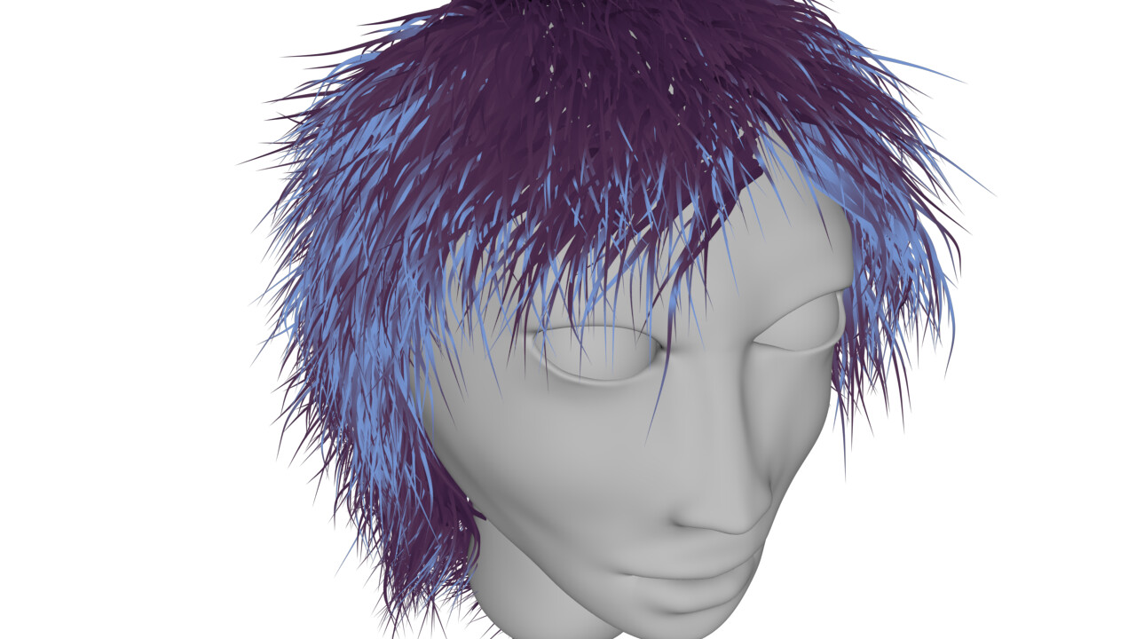 ArtStation - Xgen Messy Hair