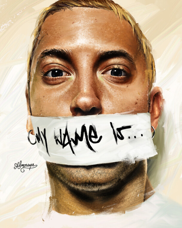 ArtStation - The rap god '' Eminem"