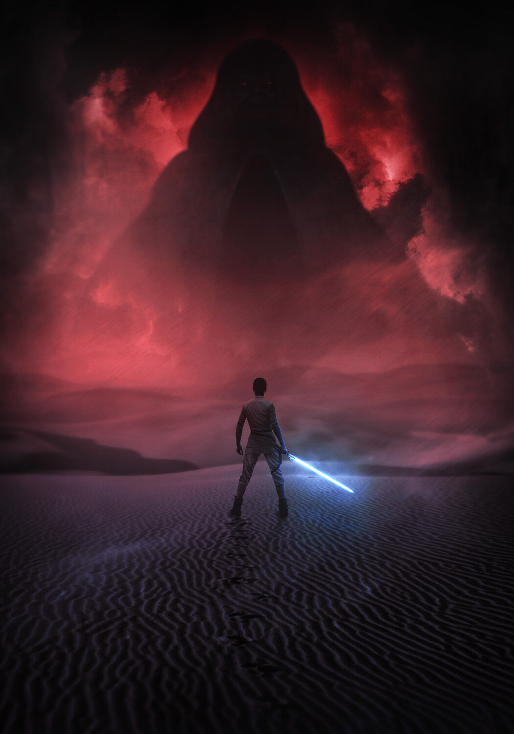 ArtStation - STAR WARS - THE RISE OF SKYWALKER (REY VS PALPATINE)