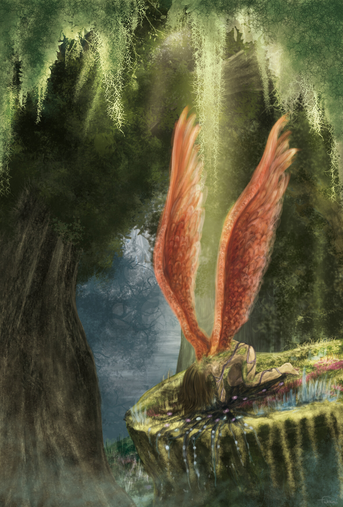 ArtStation - Red wings