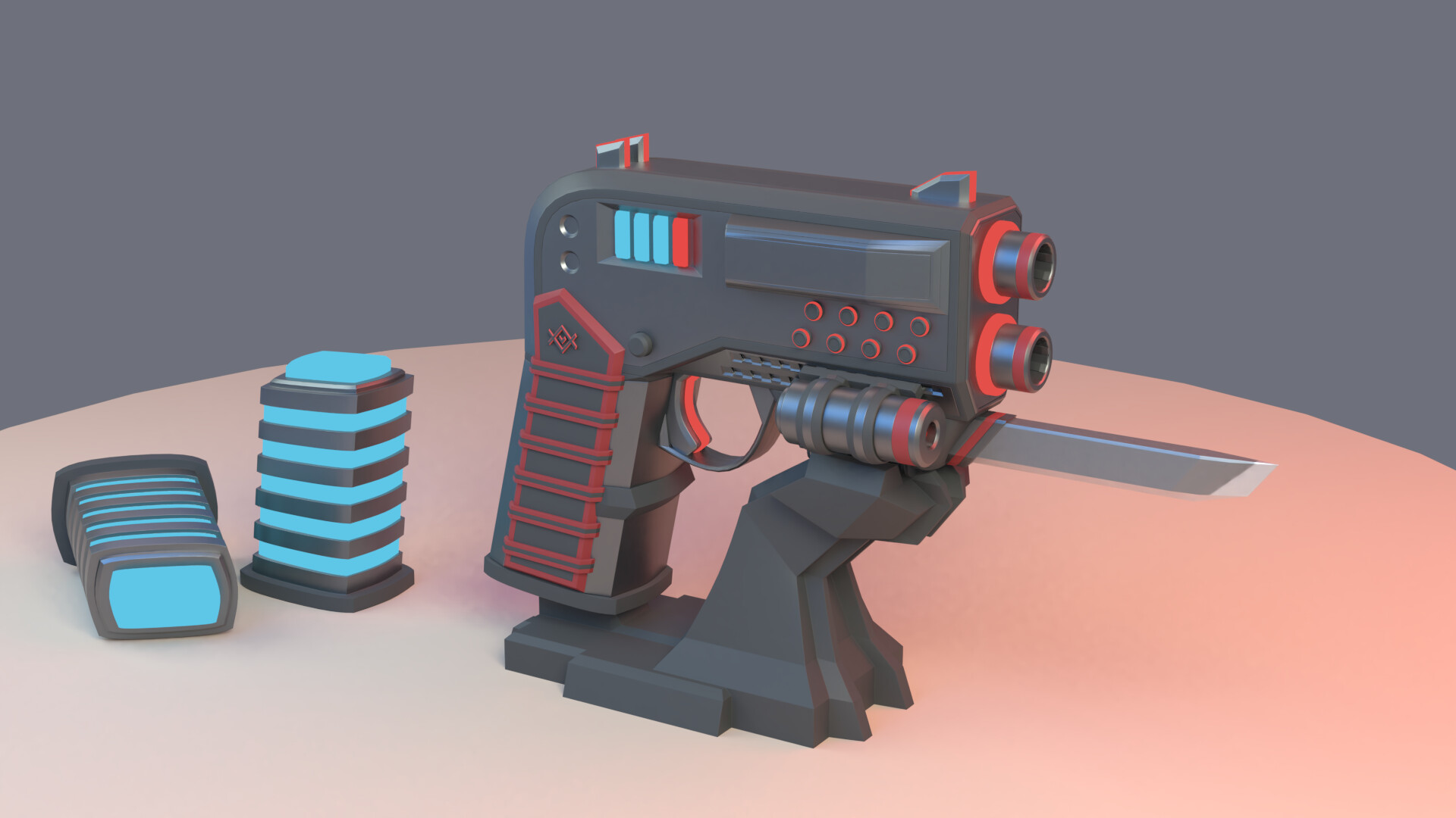 ArtStation - Energy Handgun