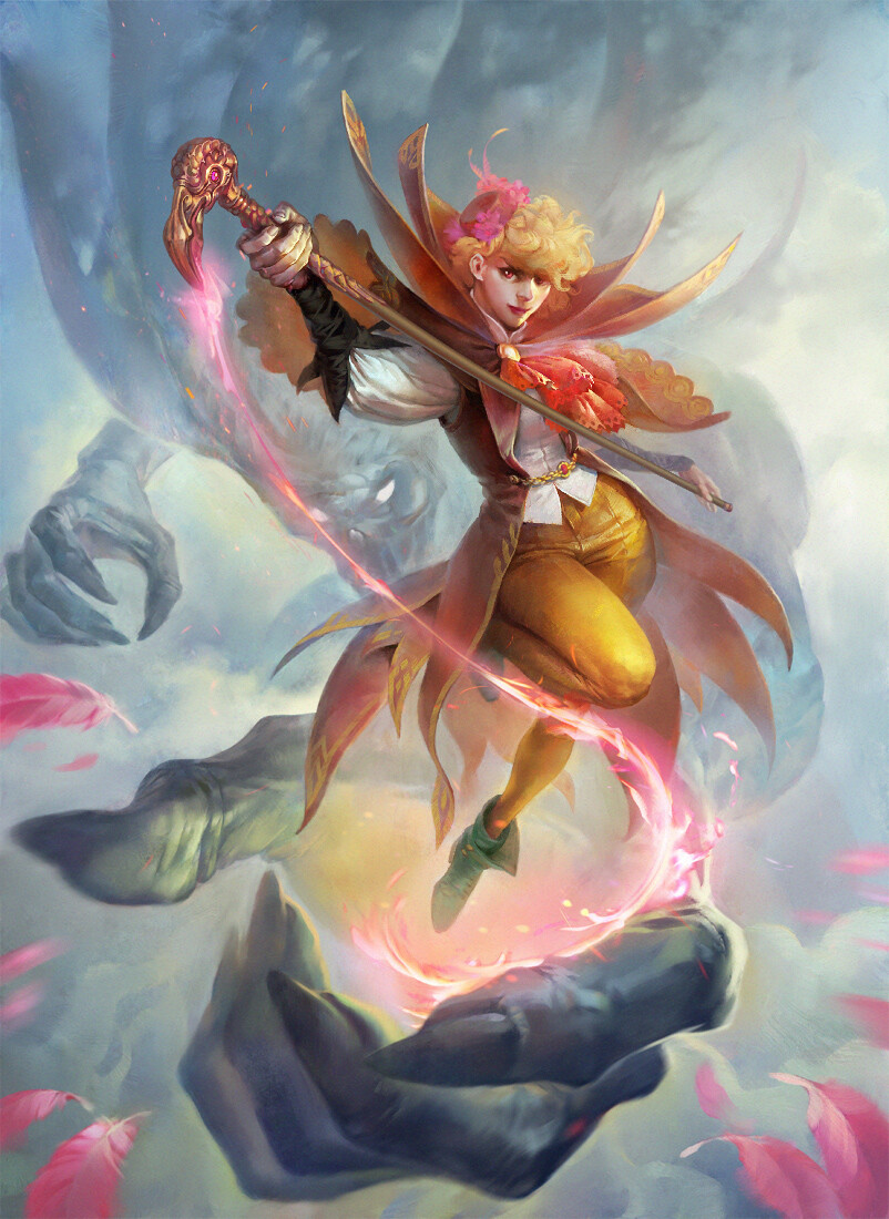 ArtStation - Pink magic