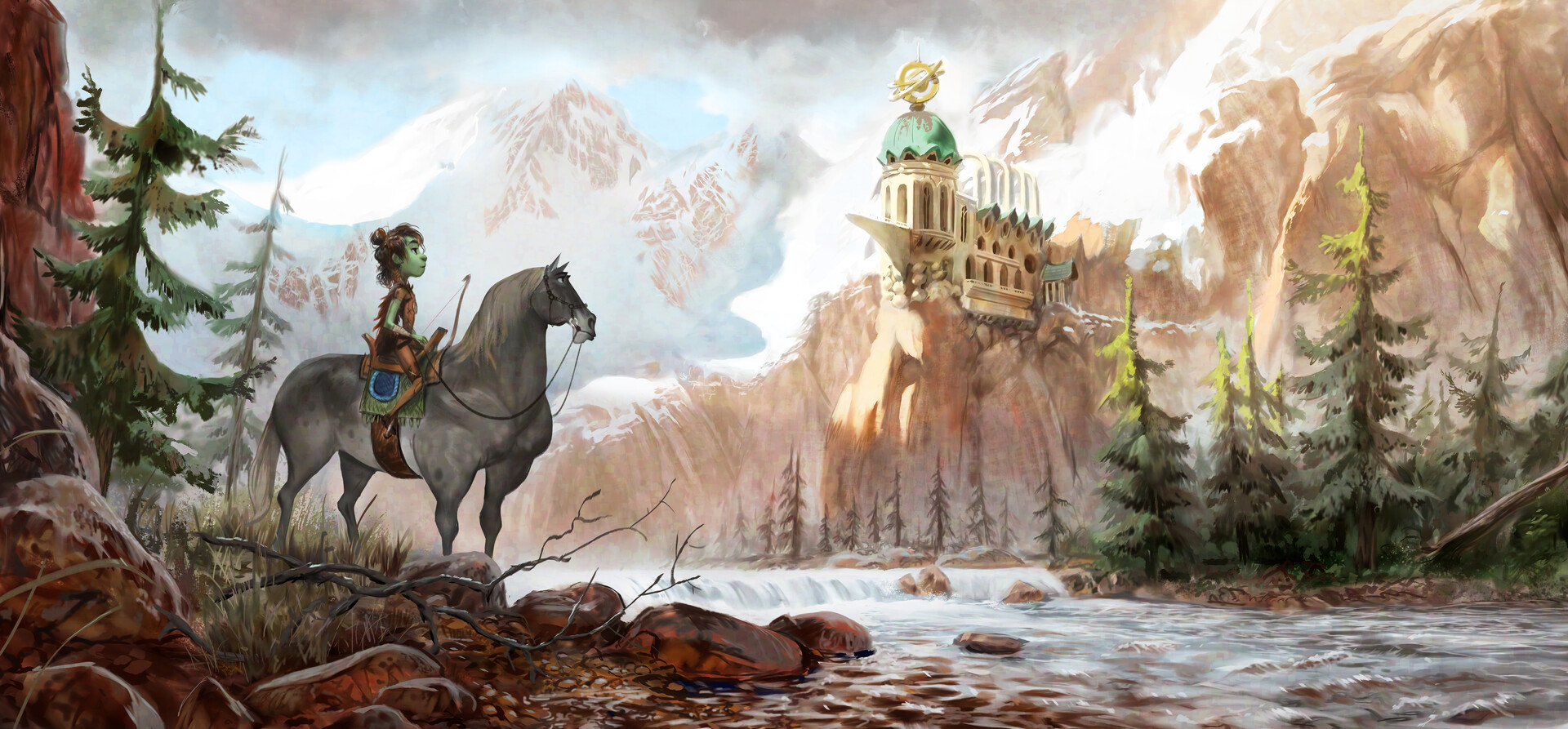 ArtStation - The Never-Ending story world