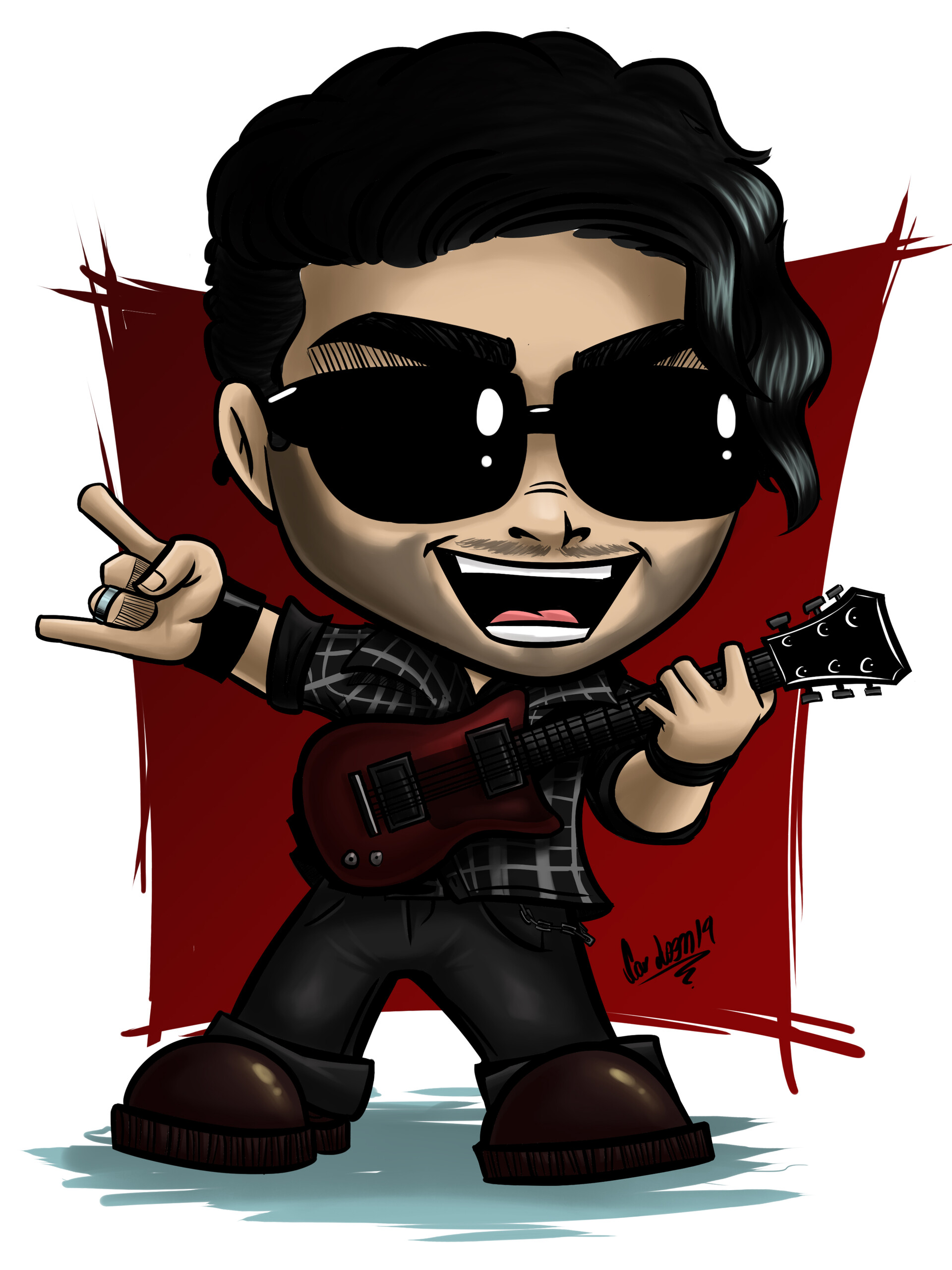 ArtStation - AN HELL CHIBI COMMISSION