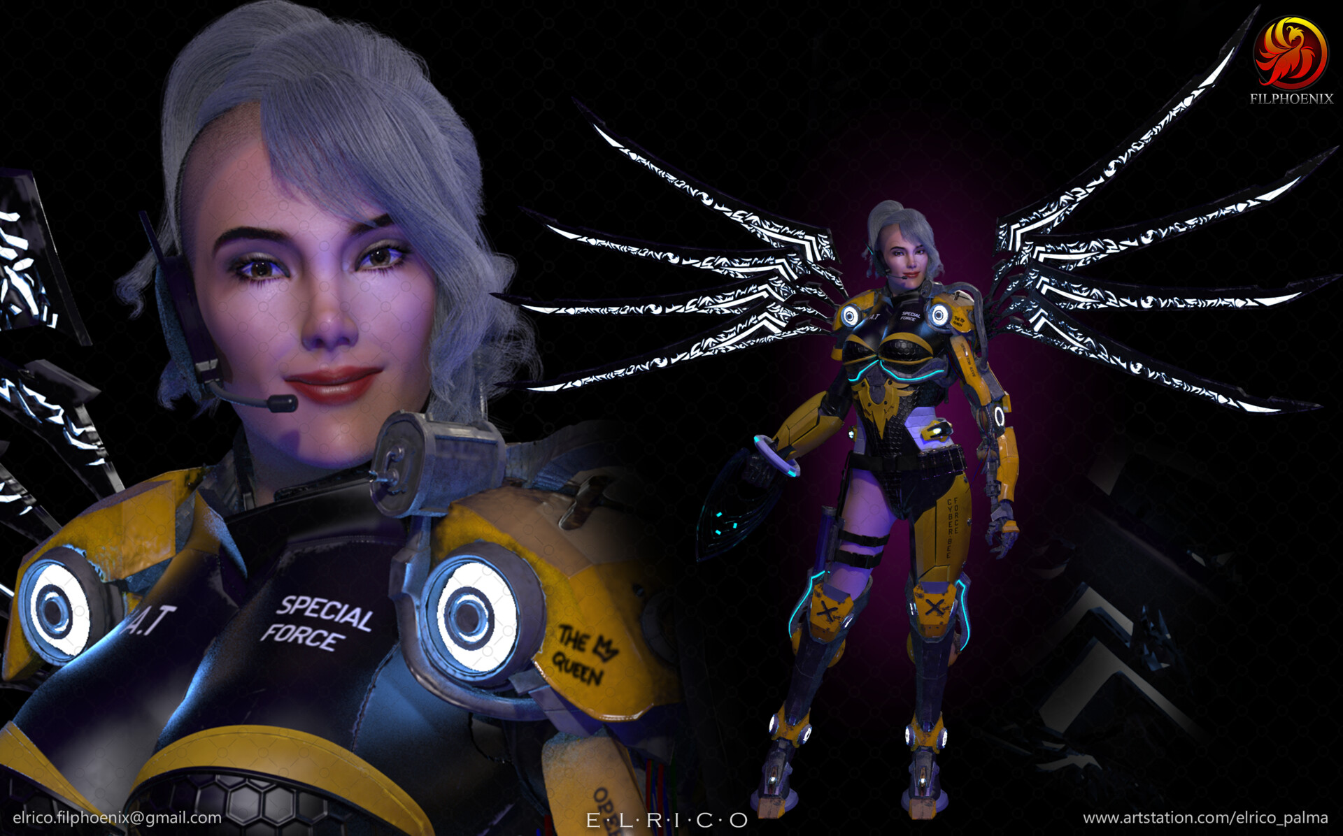 ArtStation - Cyber Bee