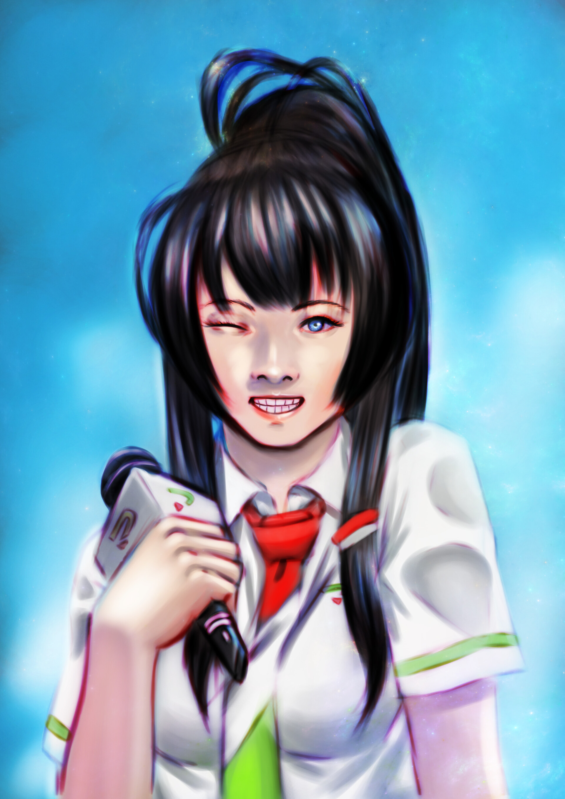 ArtStation - risa media portrait fanart