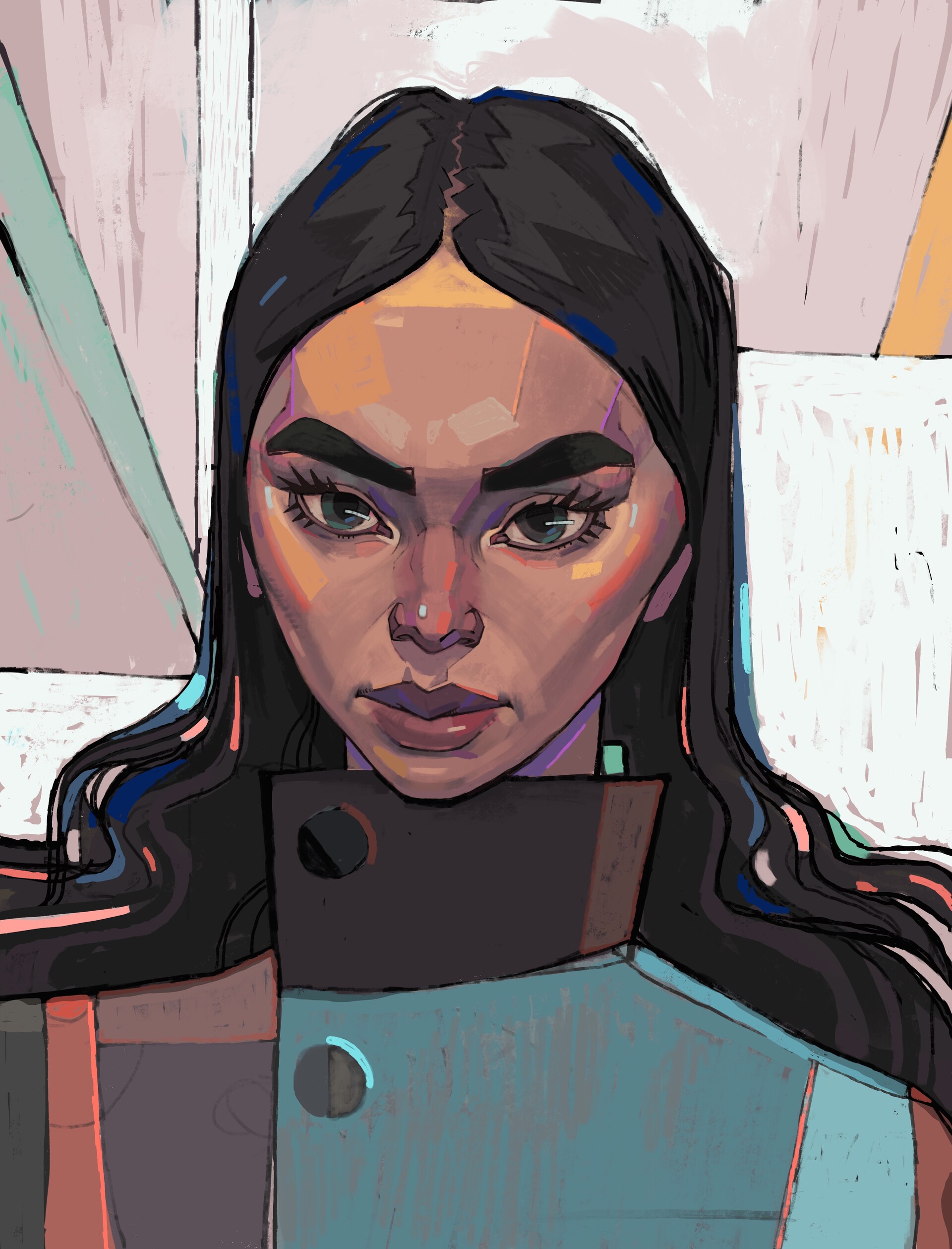ArtStation - Spring madam in Saint-Petersburg