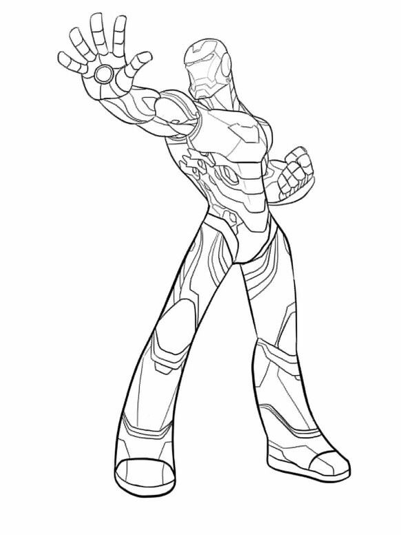iron man mark 85 coloring pages