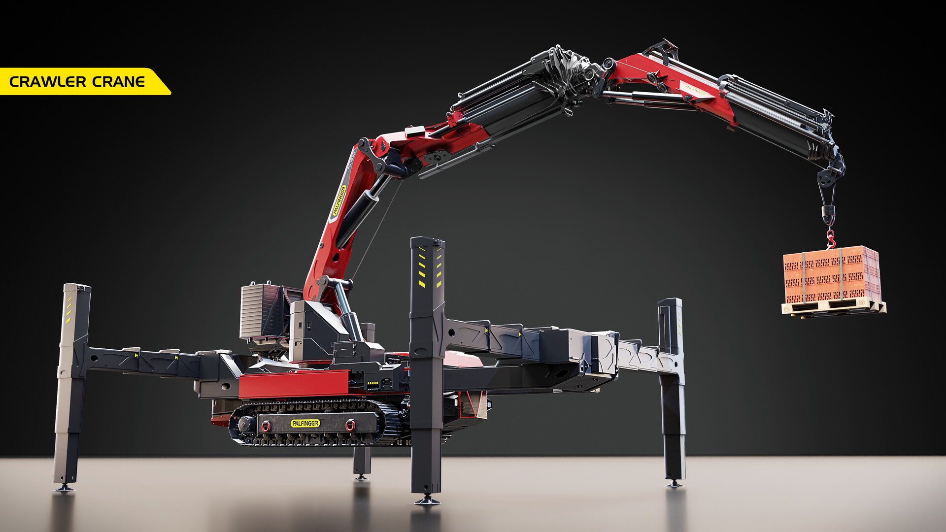 ArtStation - PALFINGER CRAWLER CRANE