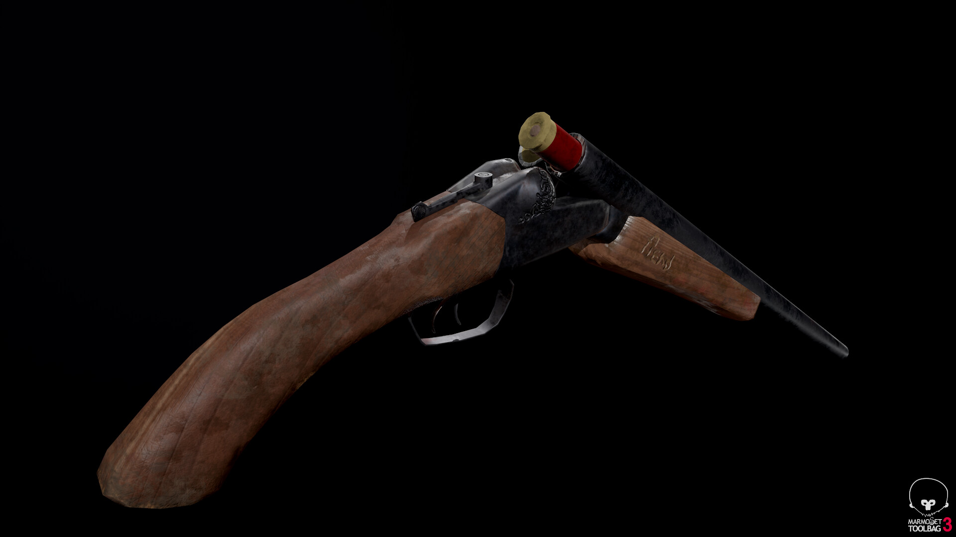 ArtStation - Double rifle "Fiend"