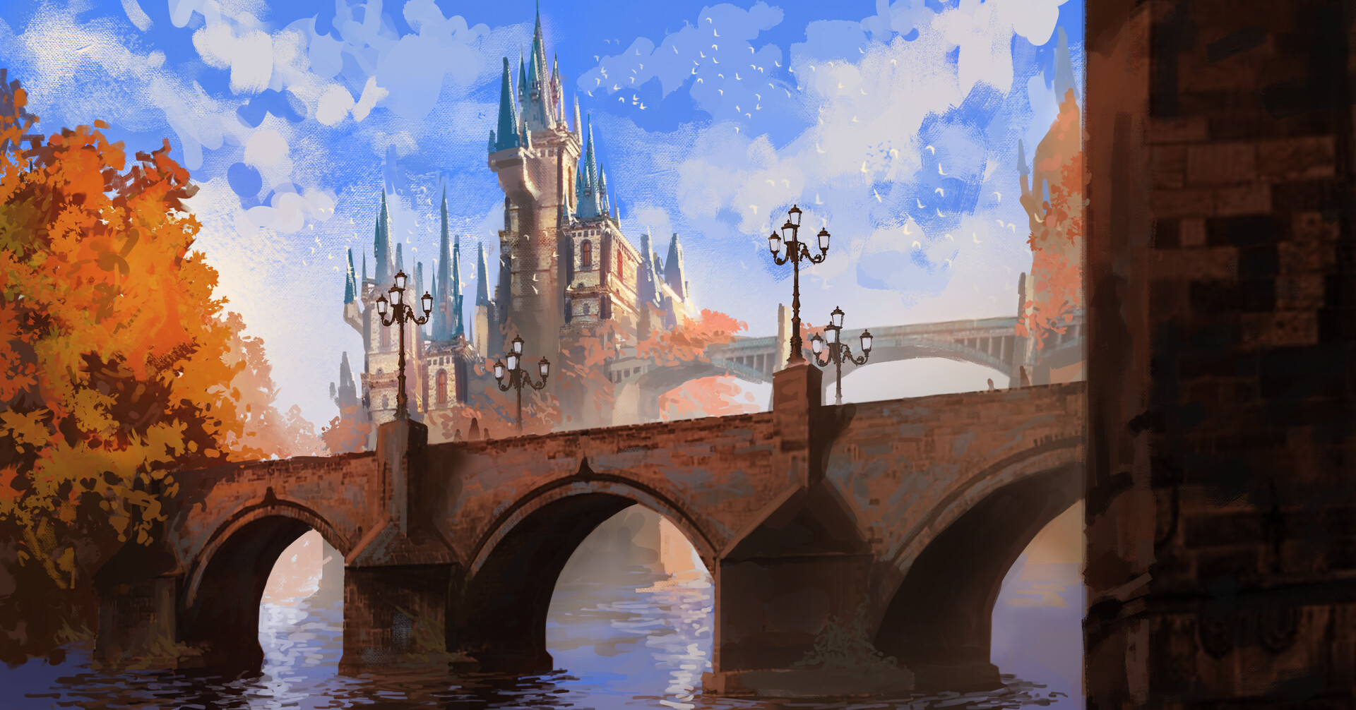 Townsquare by Thomas Ricci : r/ImaginaryCastles