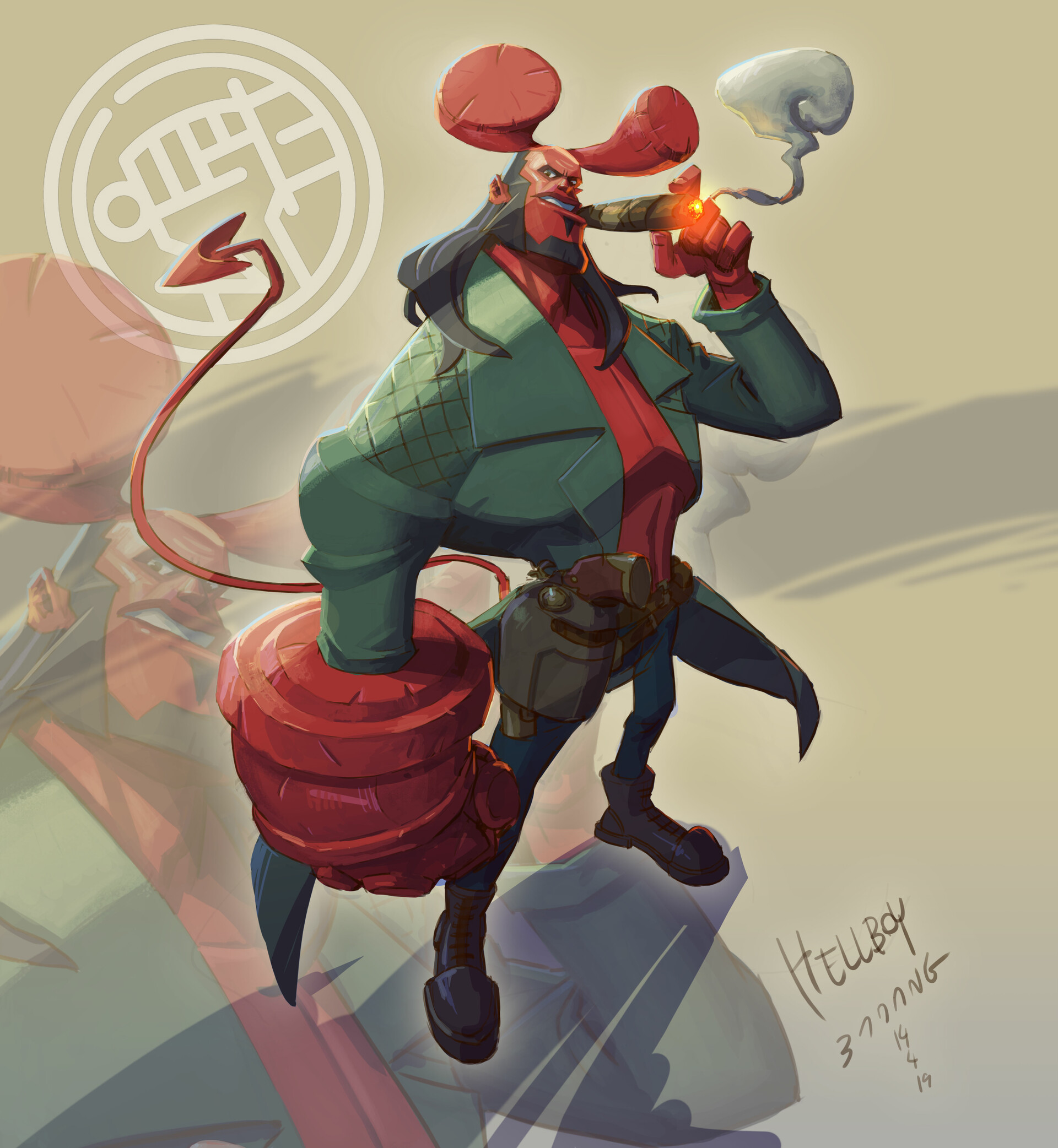 ArtStation - HELLBOY :: Fan art