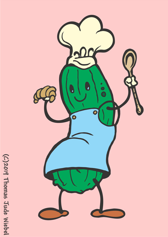 ArtStation - Pickle Chef Logo