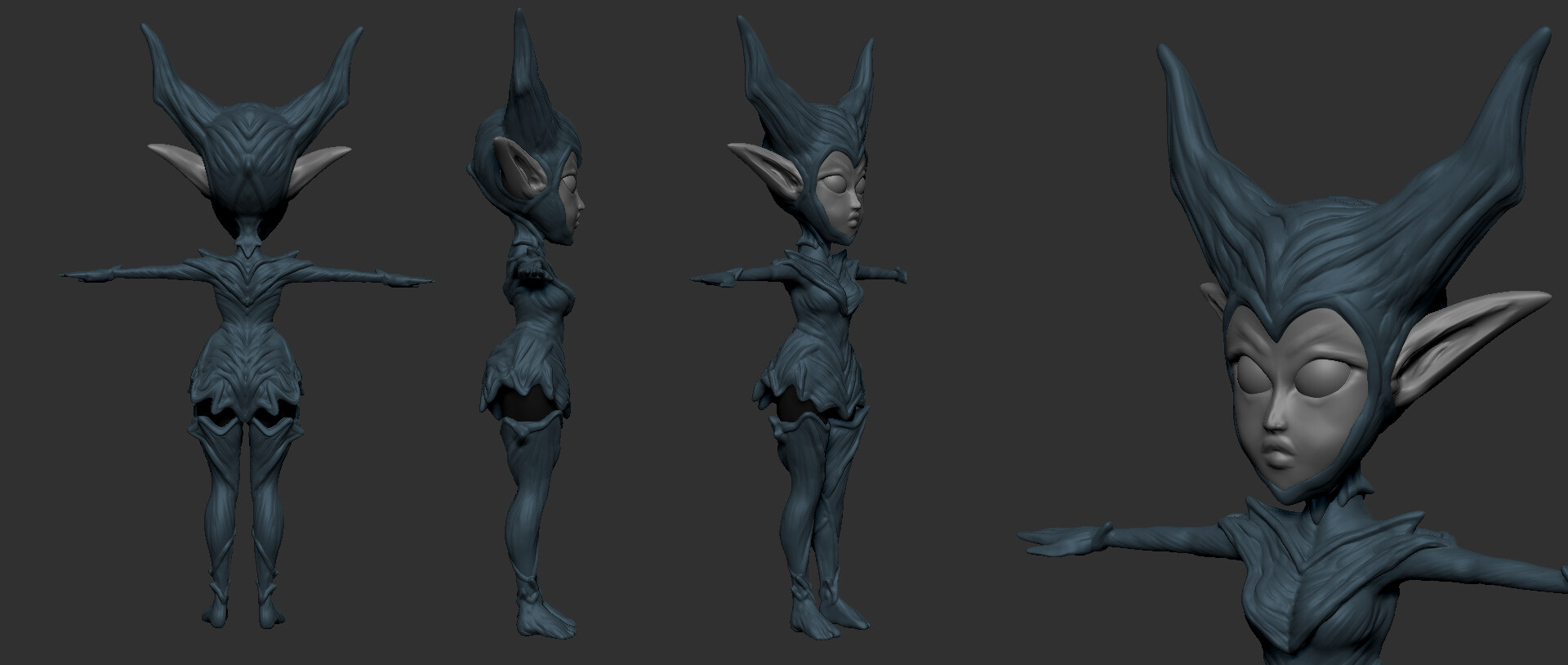 ArtStation - Imp Girl Sculpt