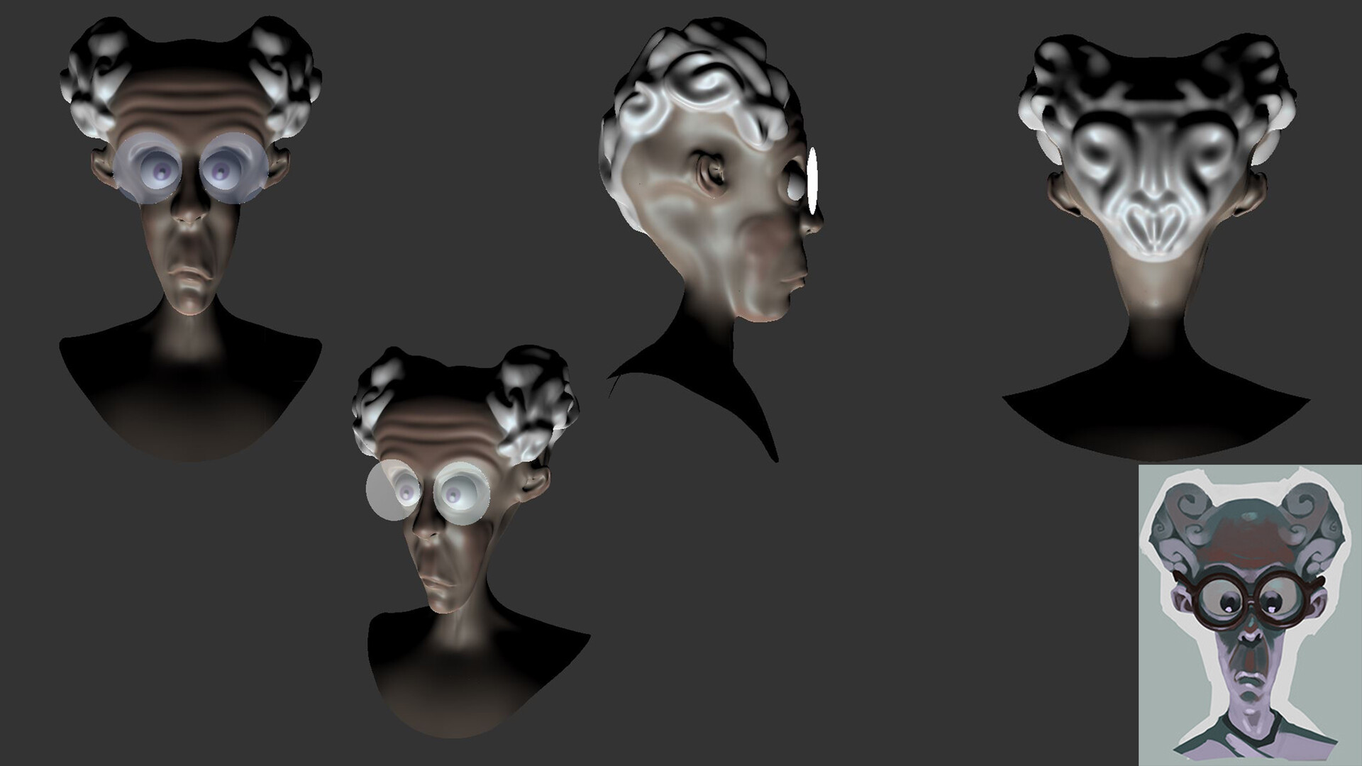 ArtStation - Scientist Head