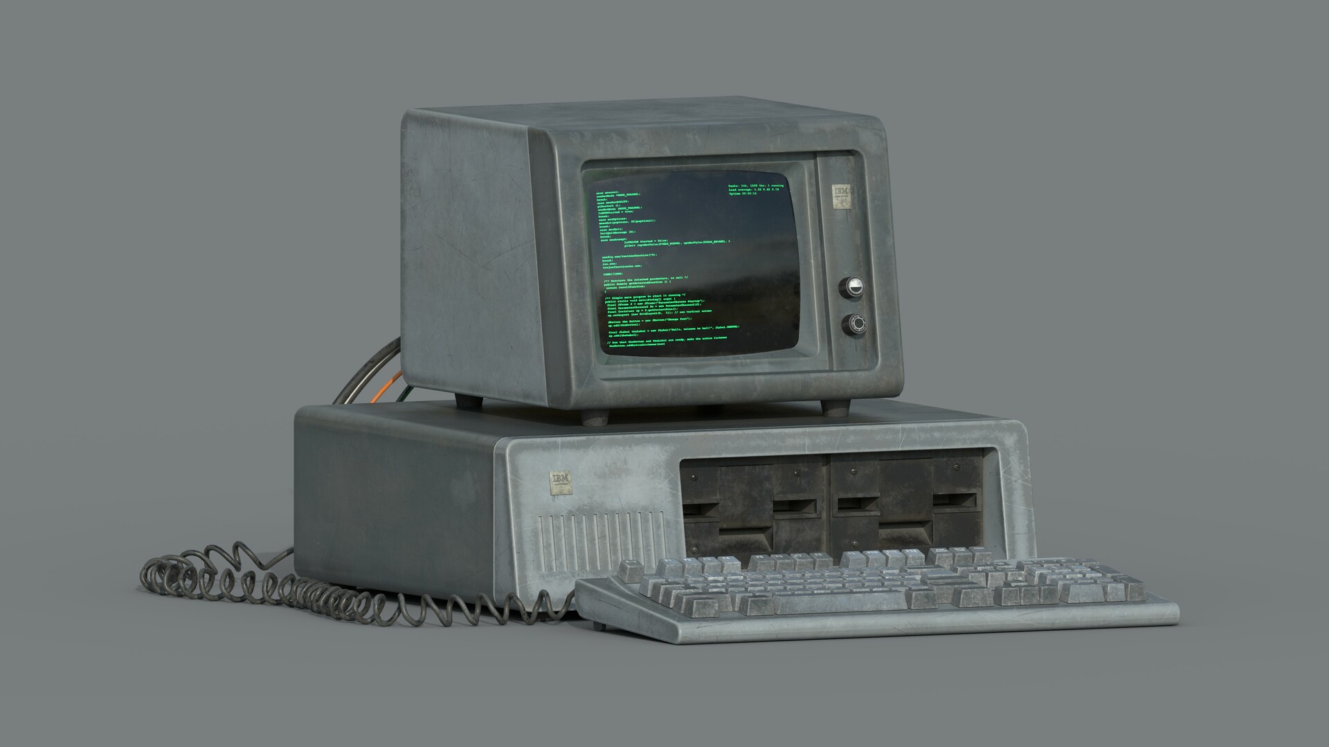 ArtStation - IBM Computer