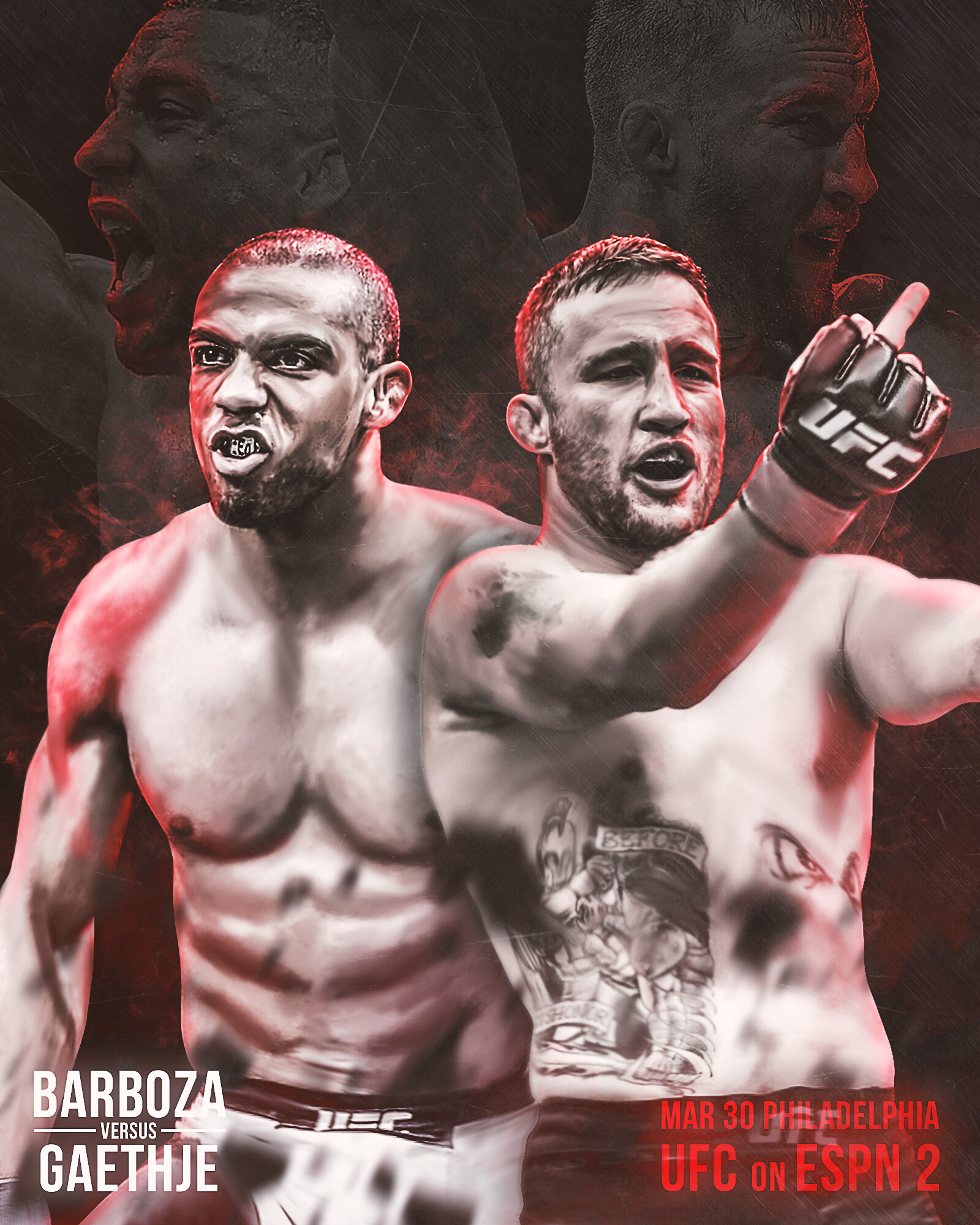 ArtStation - UFC on ESPN 2 poster