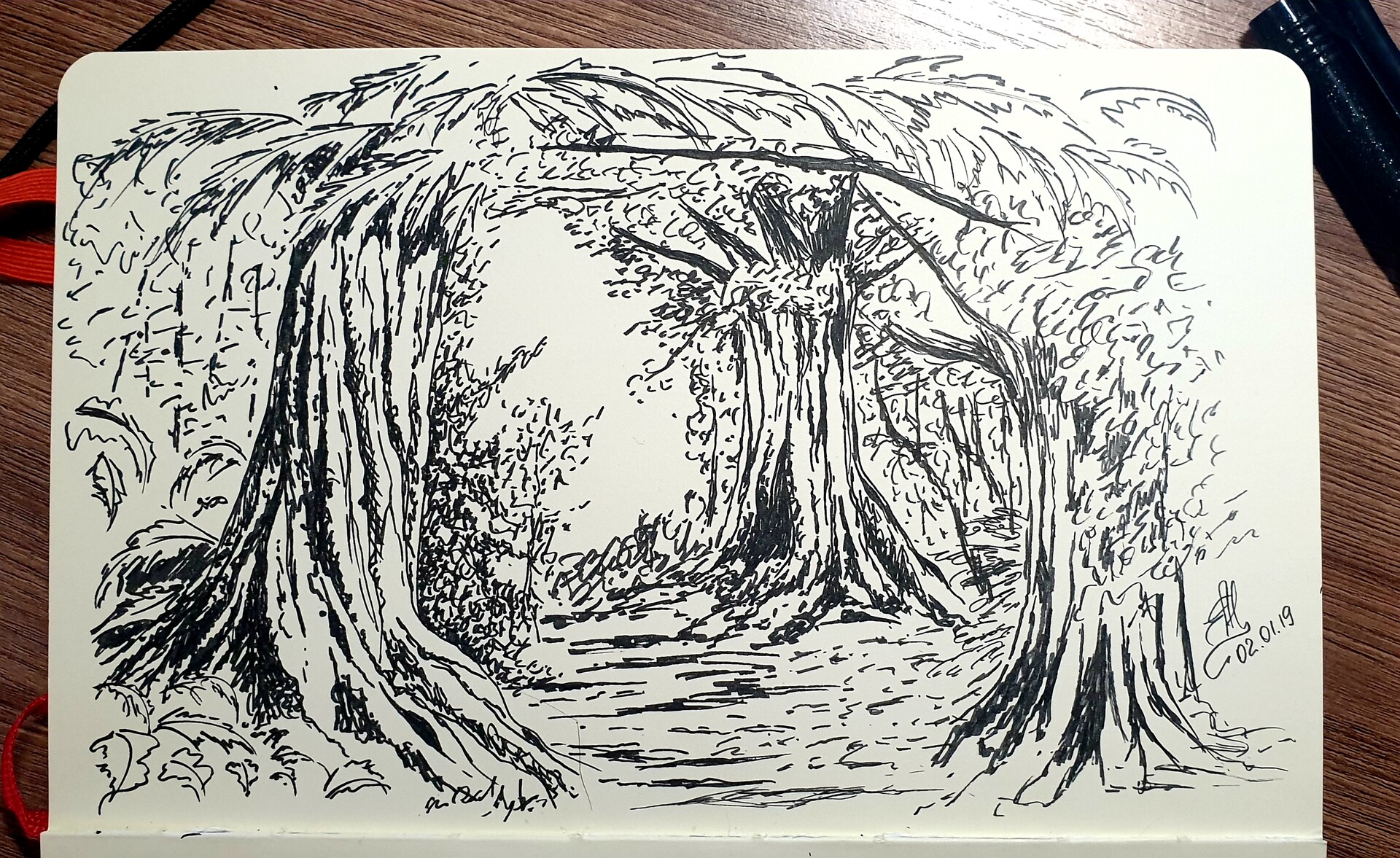 ArtStation - Ancient forest