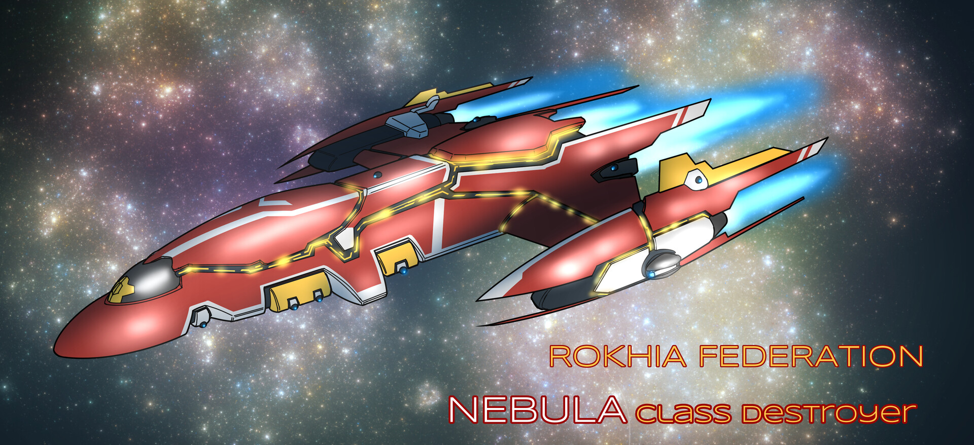ArtStation - Rokhia Nebula Class Destroyer