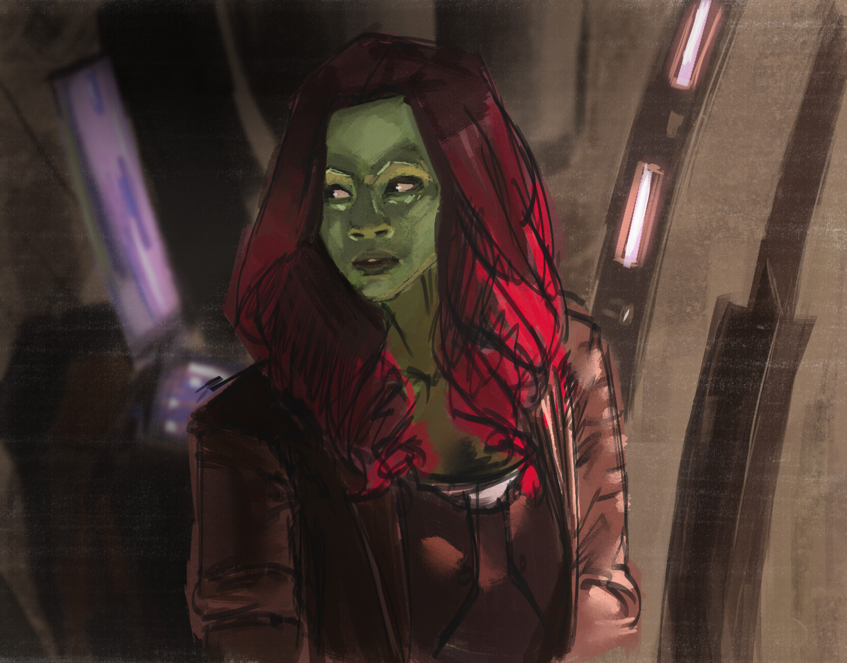 ArtStation - Gamora Study