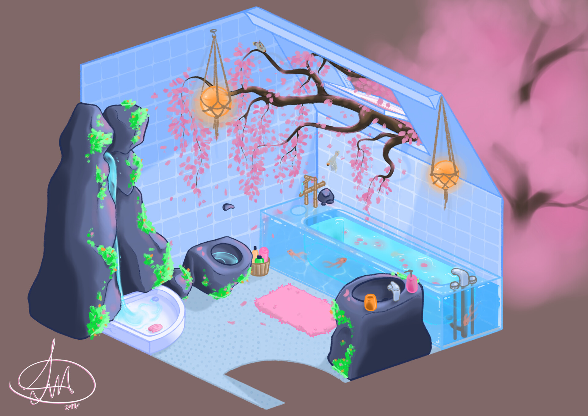 ArtStation - Elemental Room Designs