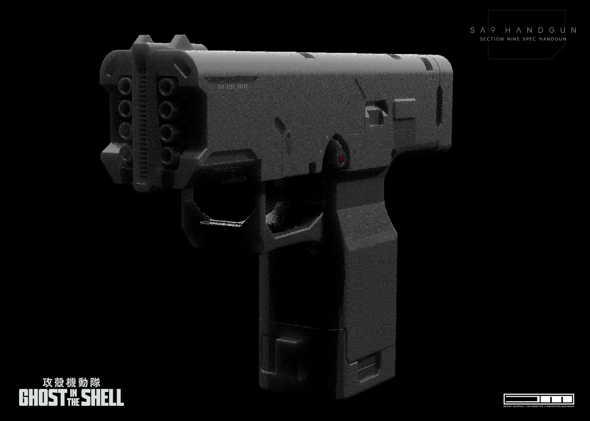 ArtStation - Section 9 "Handgun" (Ghost in the Shell)
