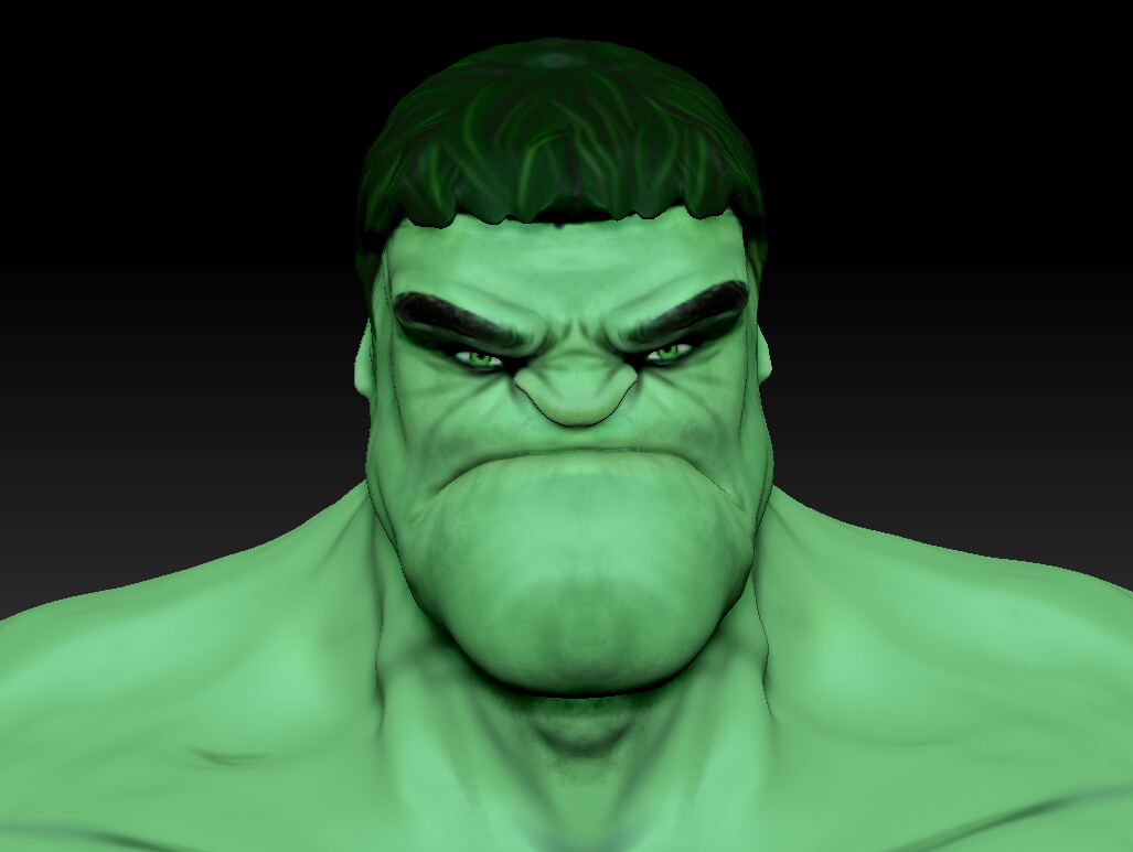 ArtStation - Hulk Bust