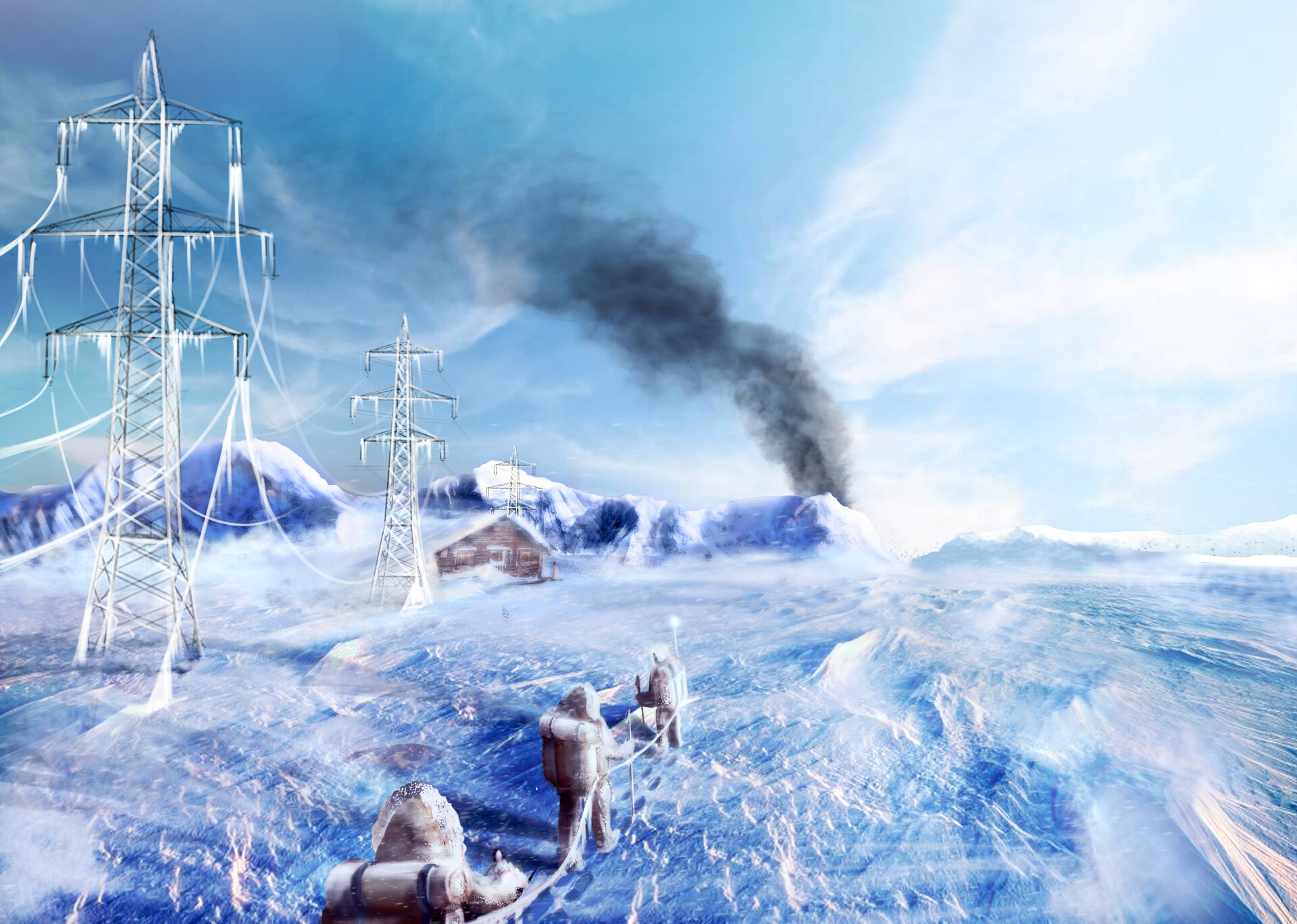 ArtStation - Snow land