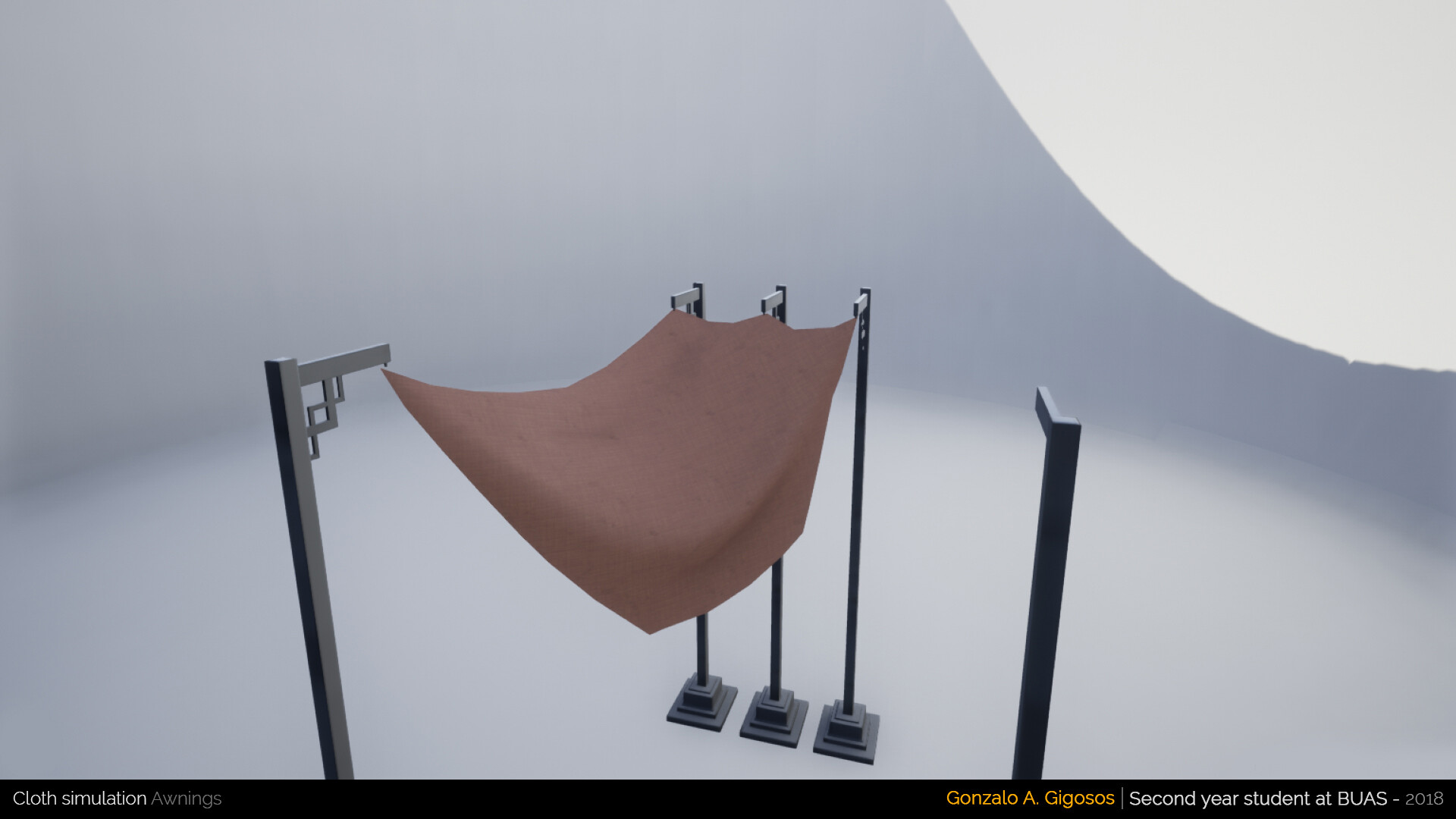 Gonzalo Gigosos - [Houdini] - Cloth simulation