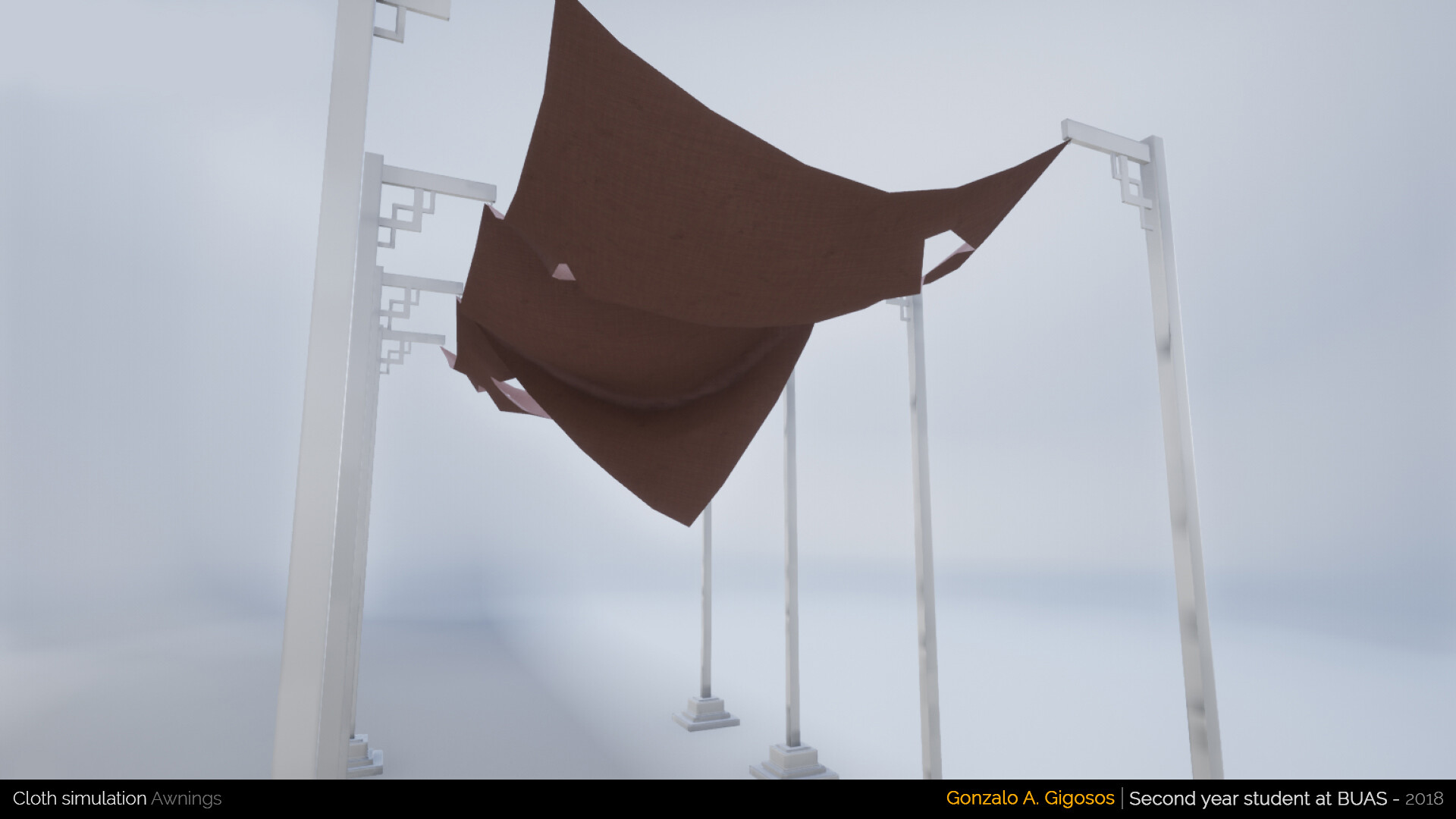 Gonzalo Gigosos - [Houdini] - Cloth simulation