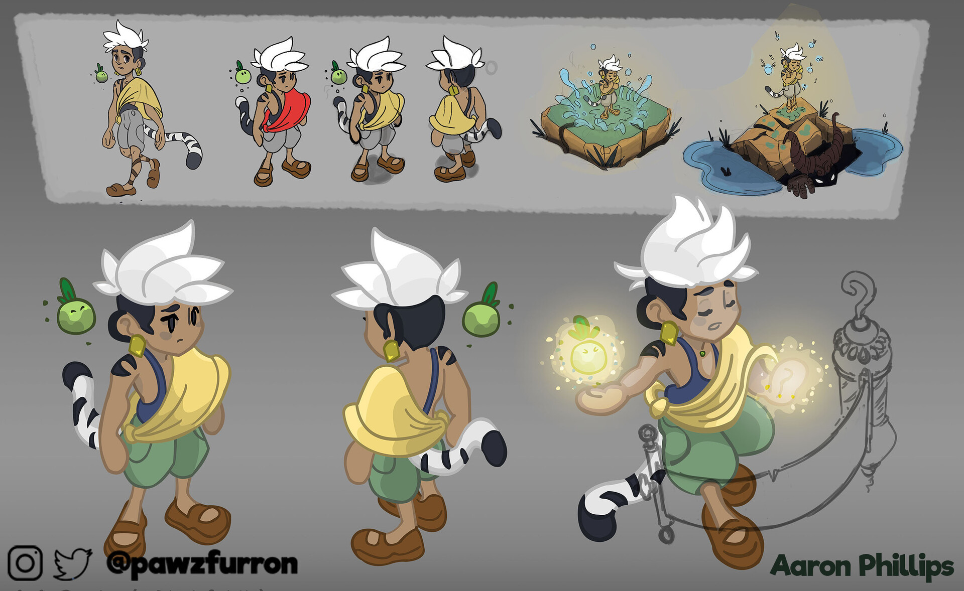 ArtStation - Vector & Isometric Fantasy Characters