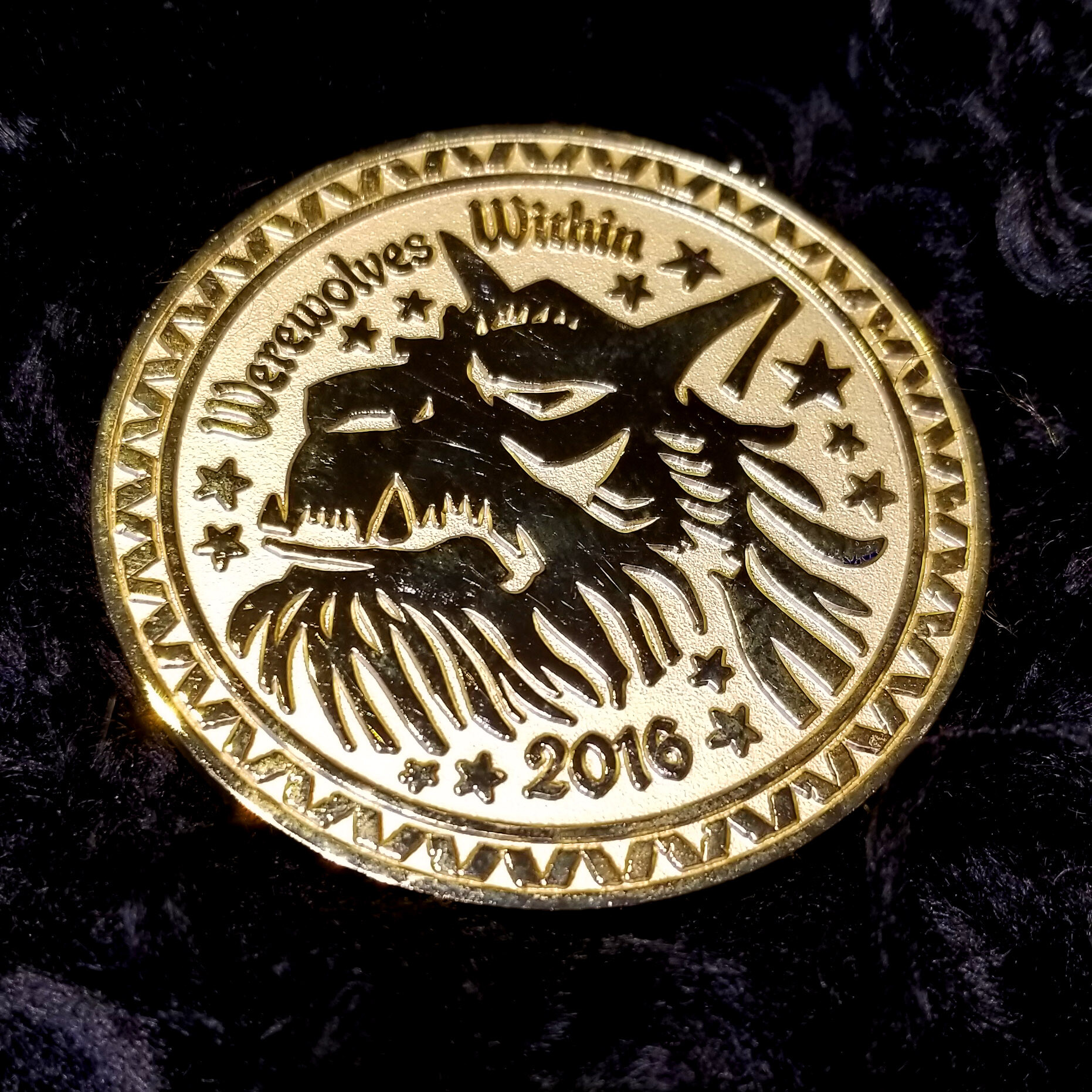 Andy Foltz - Challenge coin for Werewolves Within