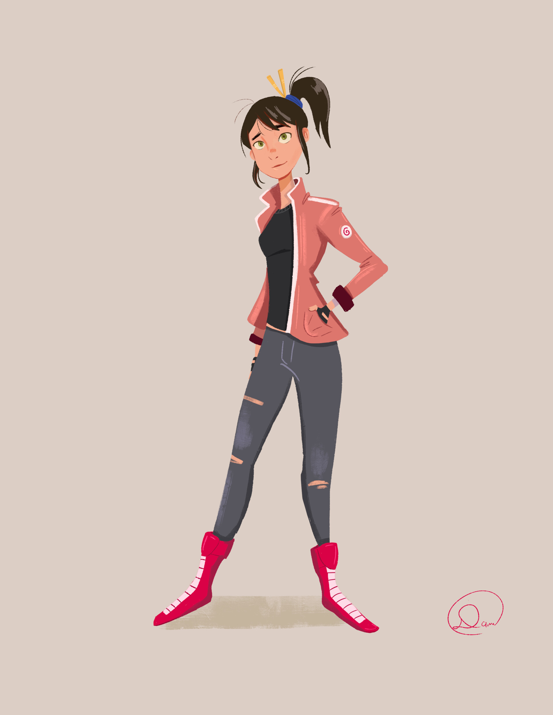 ArtStation - New female character :)