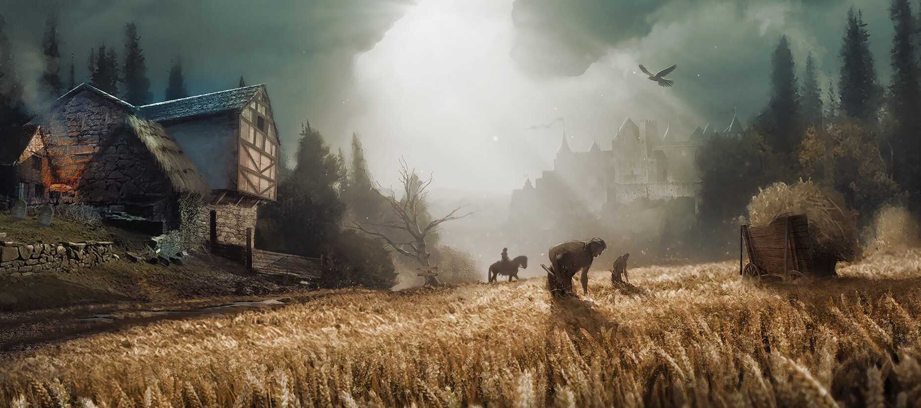 ArtStation - Farmstead - Nuremberg mid 1500s